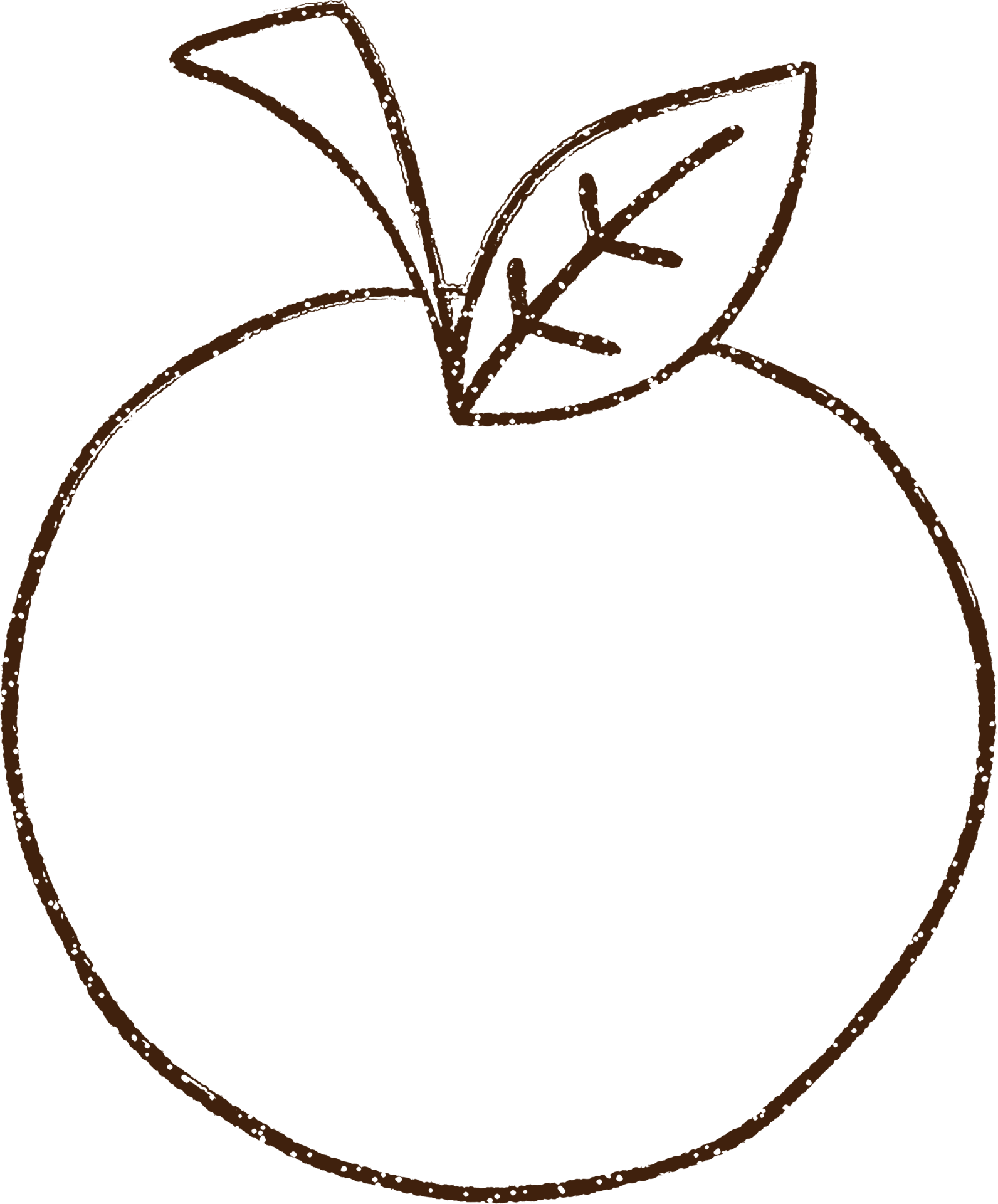 Apple Charcoal Drawing 40217911 PNG