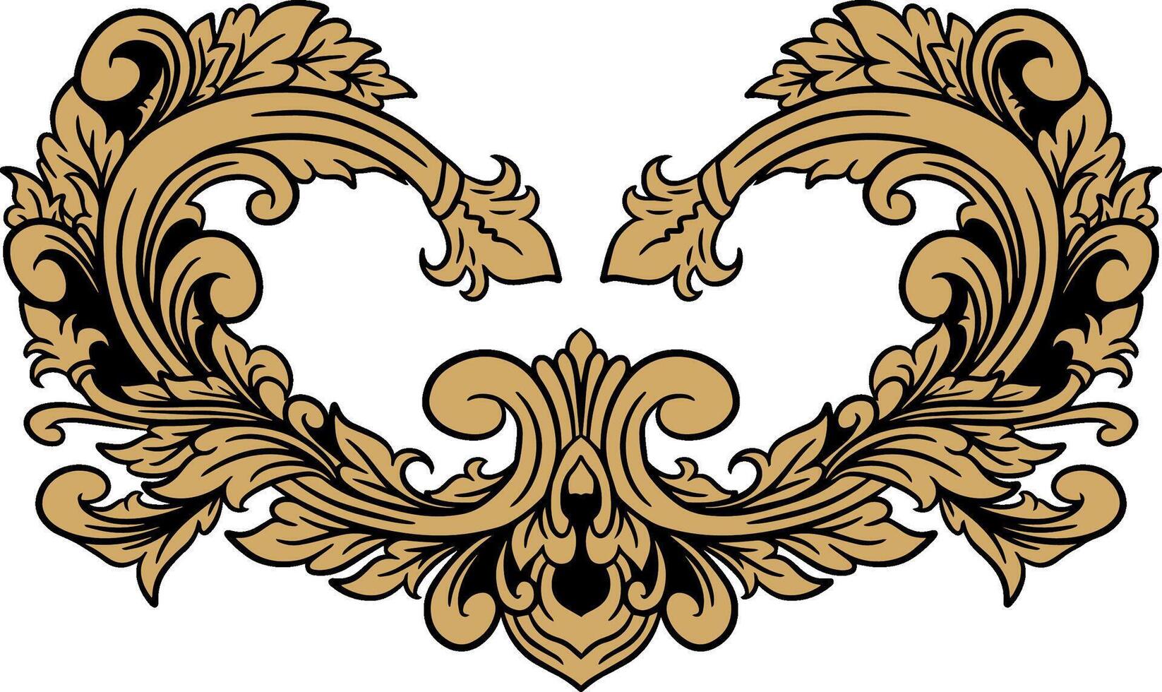 Vector Luxury Ornament Floral Vector Illustration 40219293 Vector Art At Vecteezy