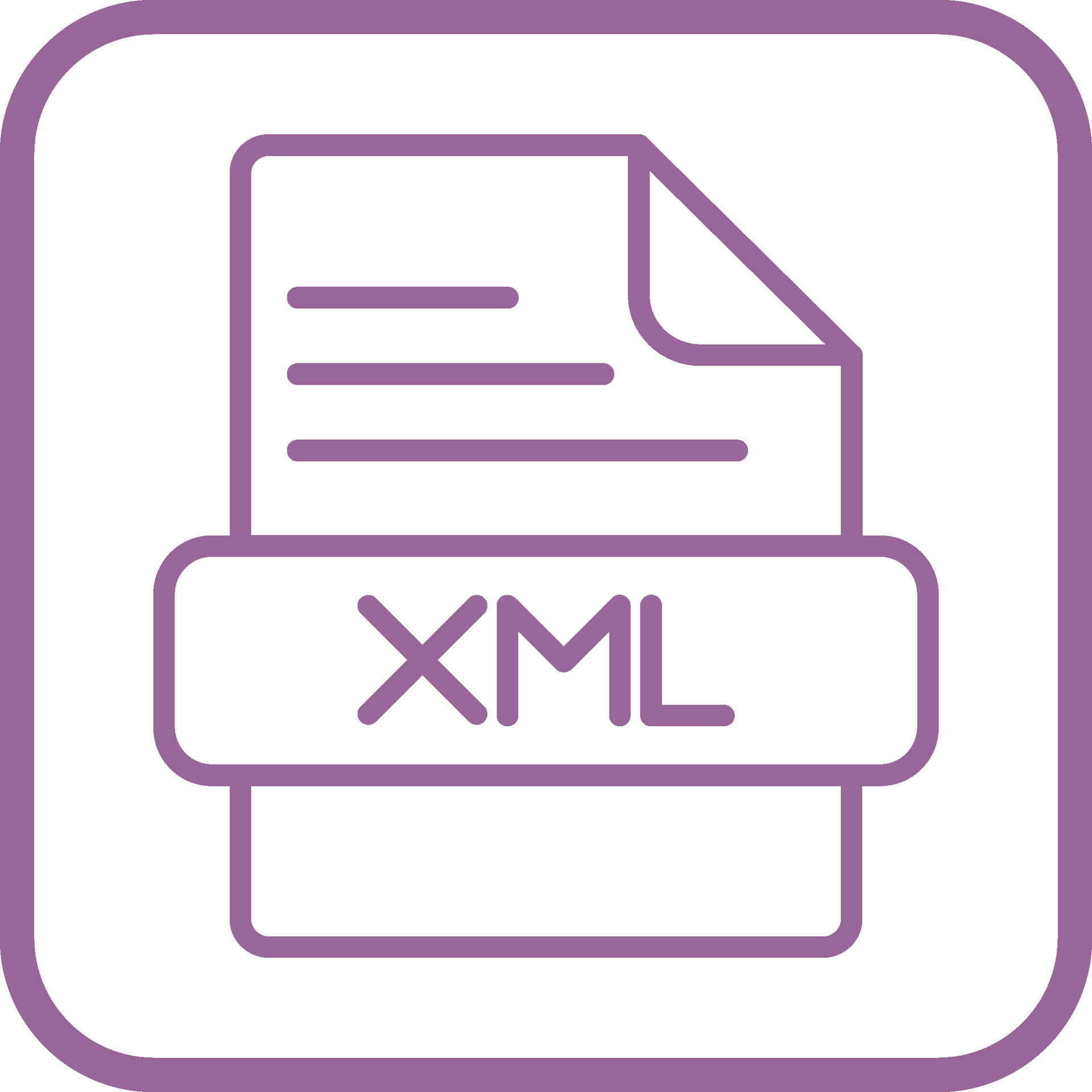 XML Vector Icon 40230851 Vector Art at Vecteezy XML Vector Icon 40230851 Vector Art at Vecteezy
