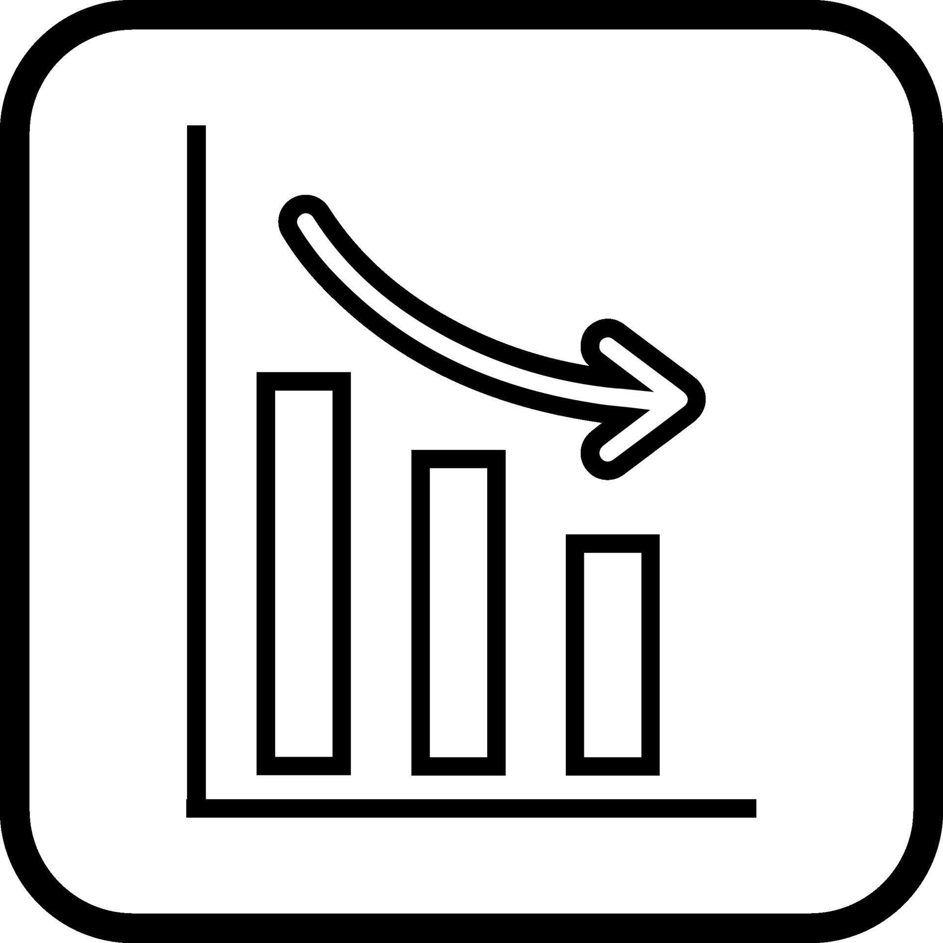 Decrease Vector Icon 40231575 Vector Art at Vecteezy