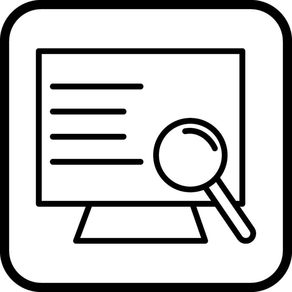 Computer Search Vector Icon 40231880 Vector Art at Vecteezy