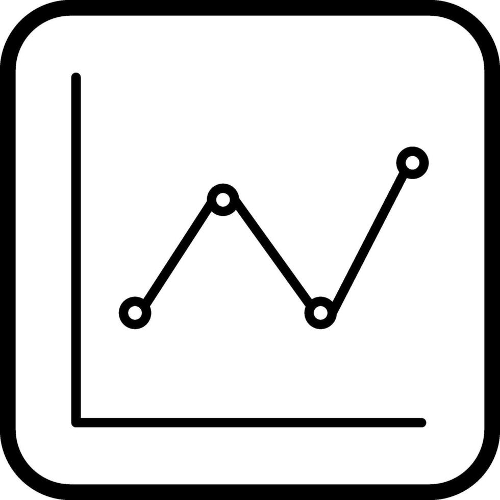 Line Chart Vector Icon 40232925 Vector Art at Vecteezy