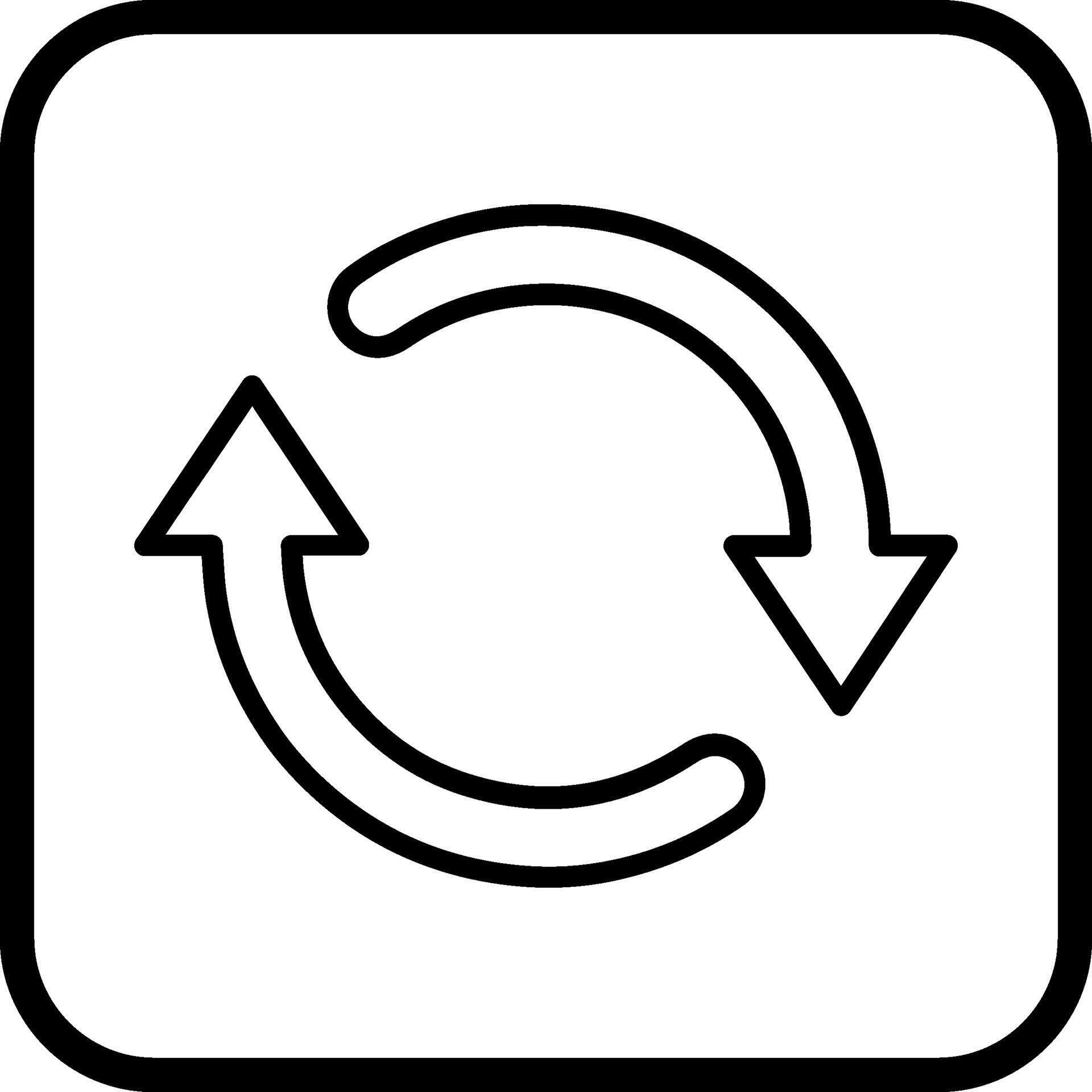 Sync Vector Icon 40233985 Vector Art at Vecteezy