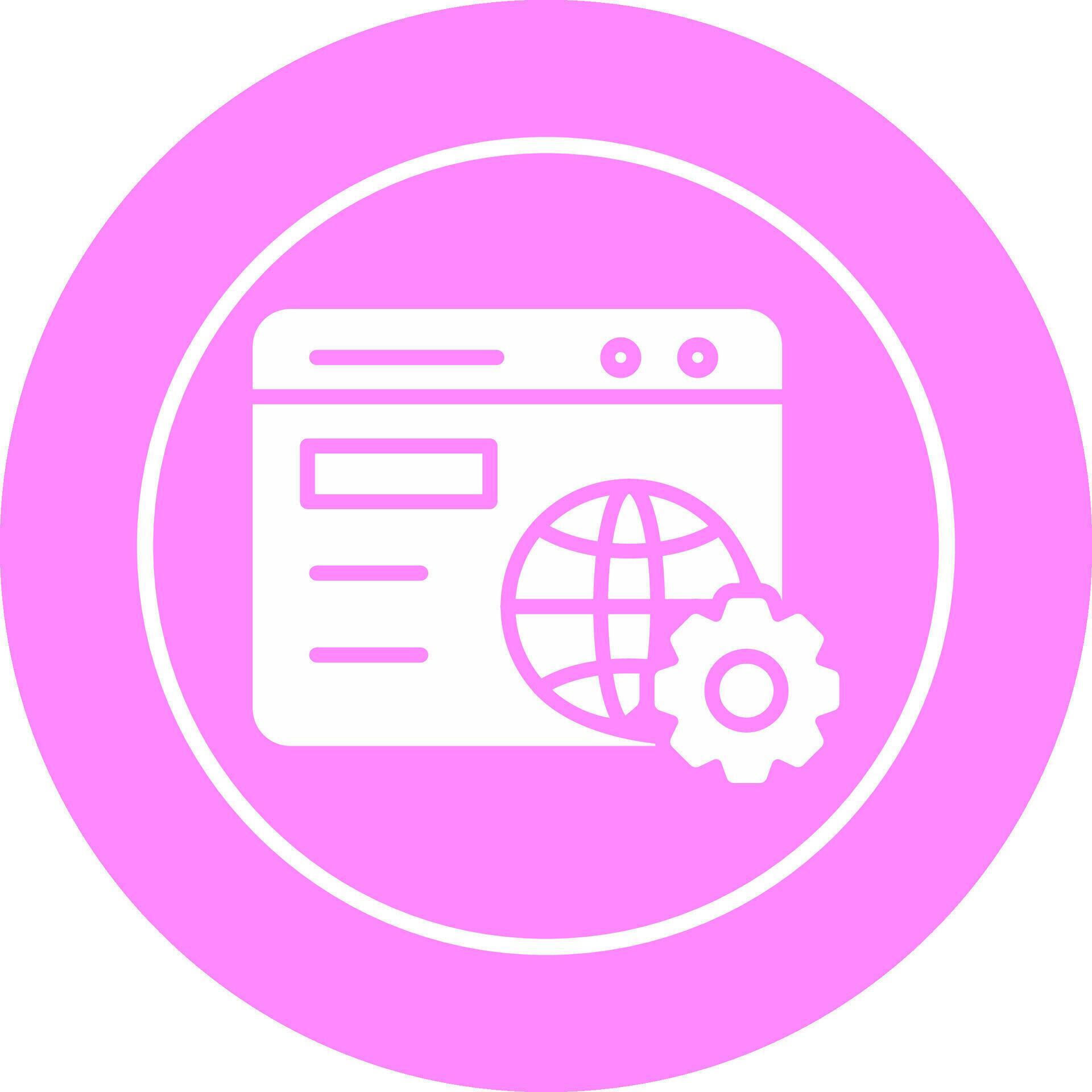 Browser Setting Vector Icon 40240743 Vector Art At Vecteezy