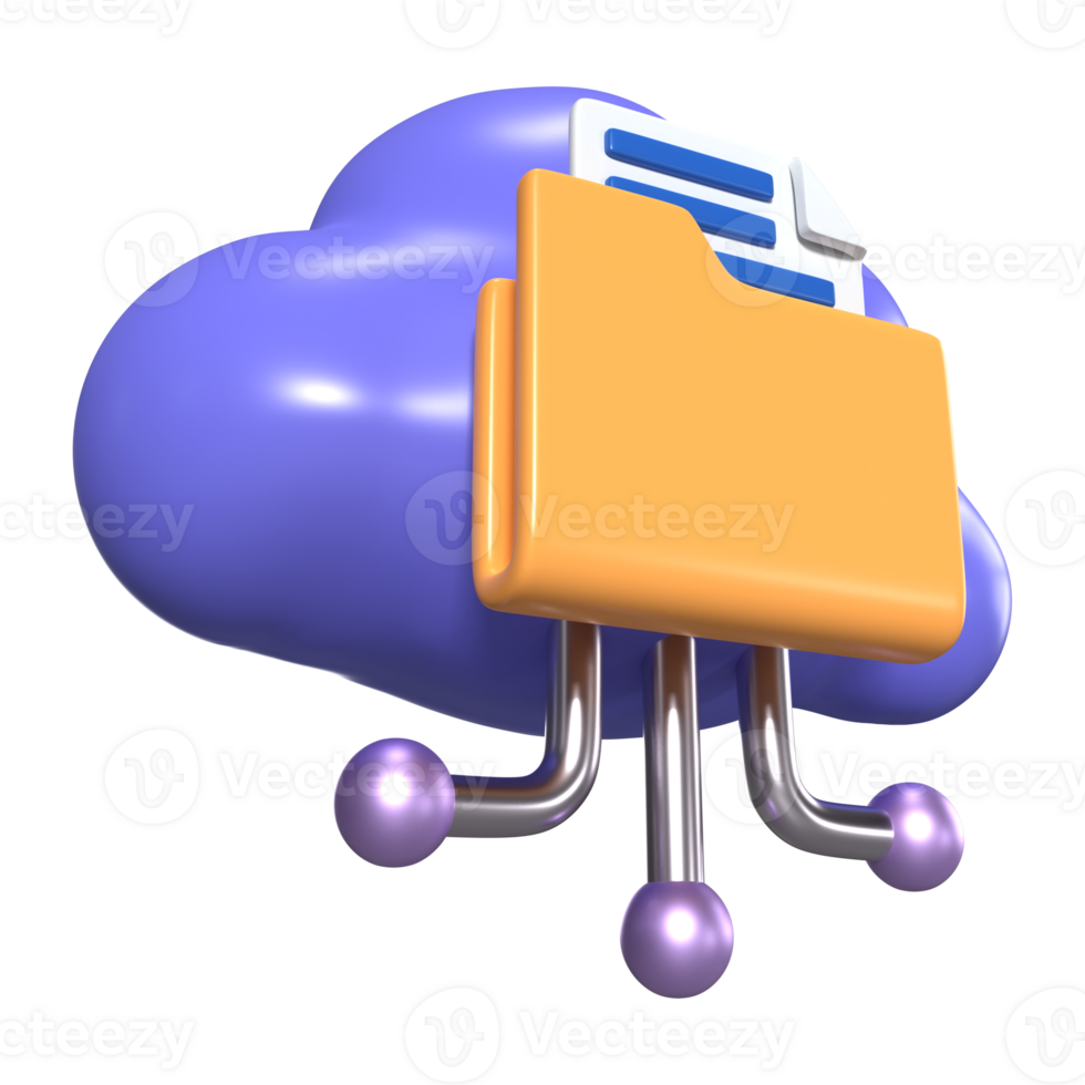 Cloud Storage 3d Illustration Icon 40248034 Png