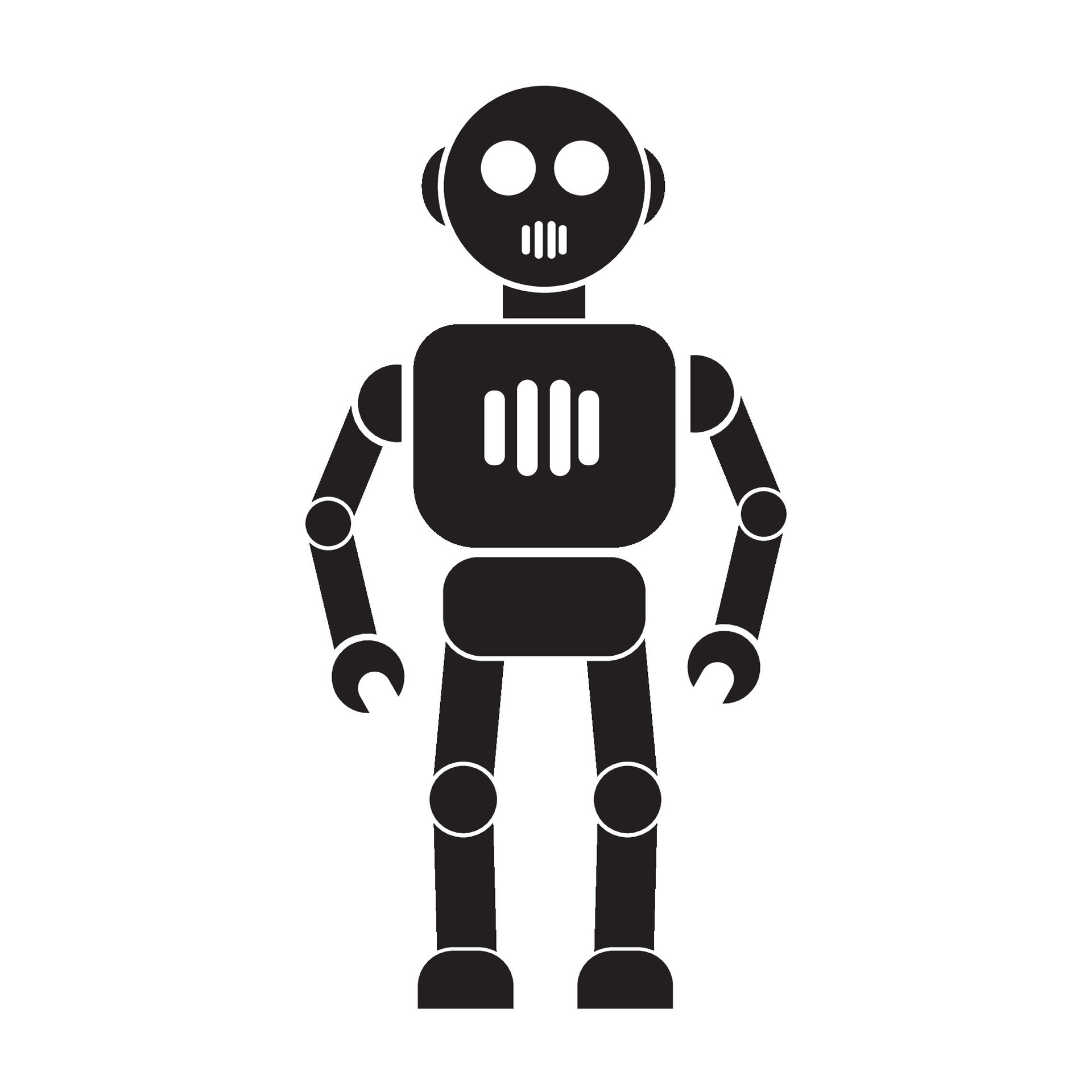 robot icon logo vector design template 40248699 Vector Art at Vecteezy