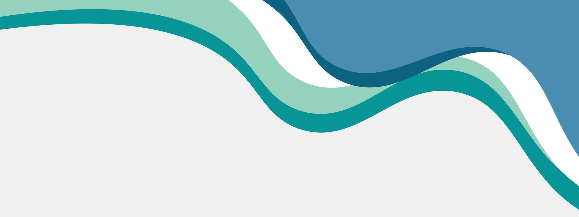 Abstract steel blue and teal banner template with dynamic background ...