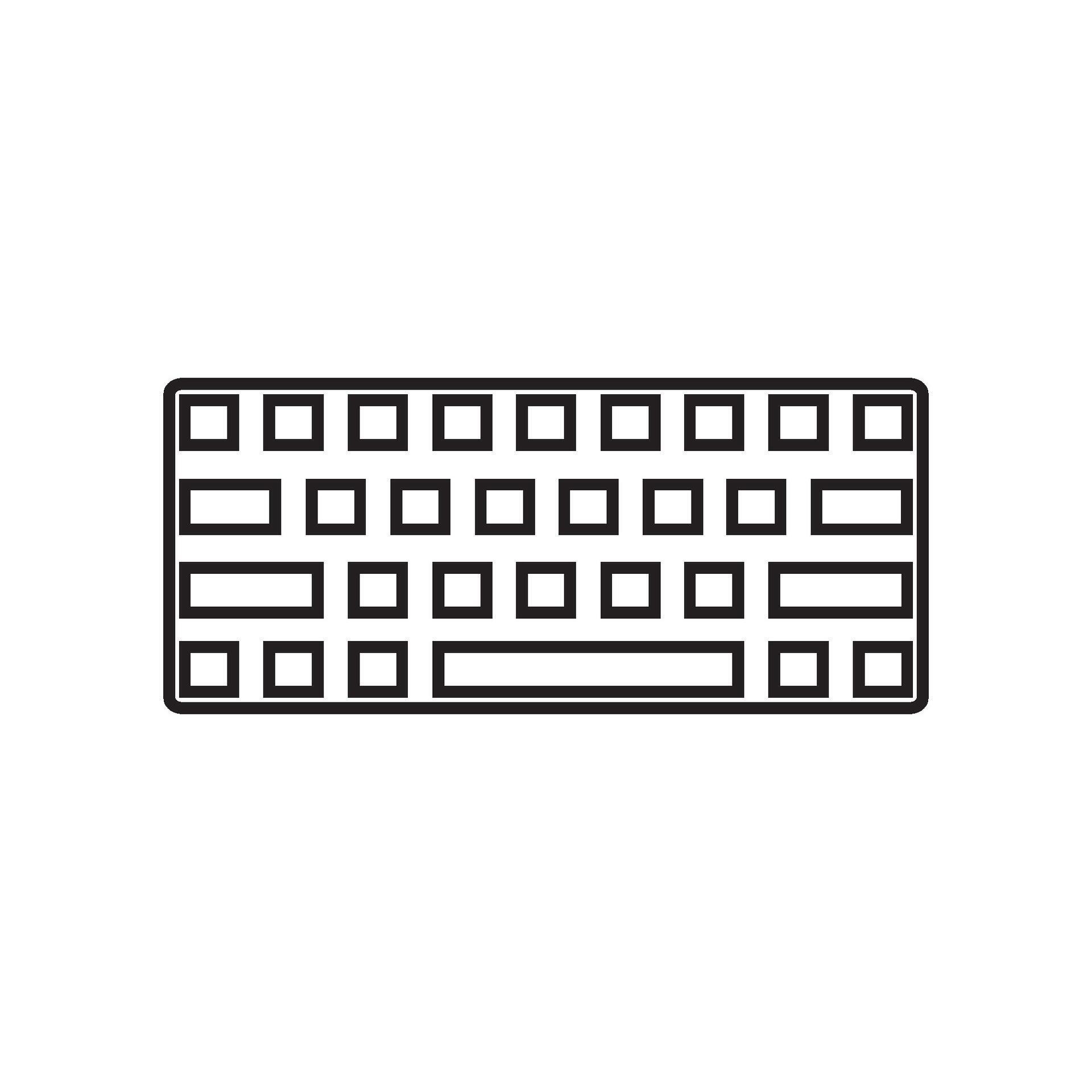 keyboard icon vector design template 40249953 Vector Art at Vecteezy
