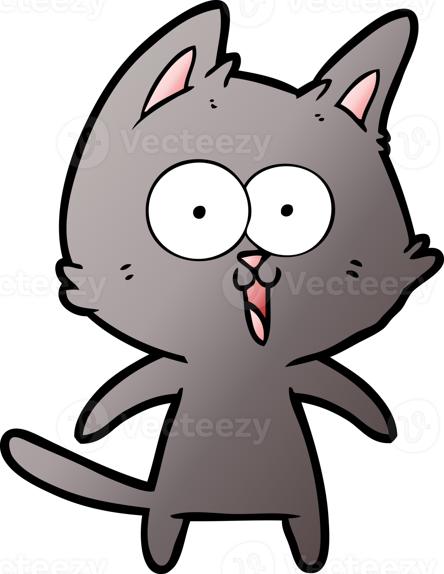 Funny Cartoon Cat 40253412 Png