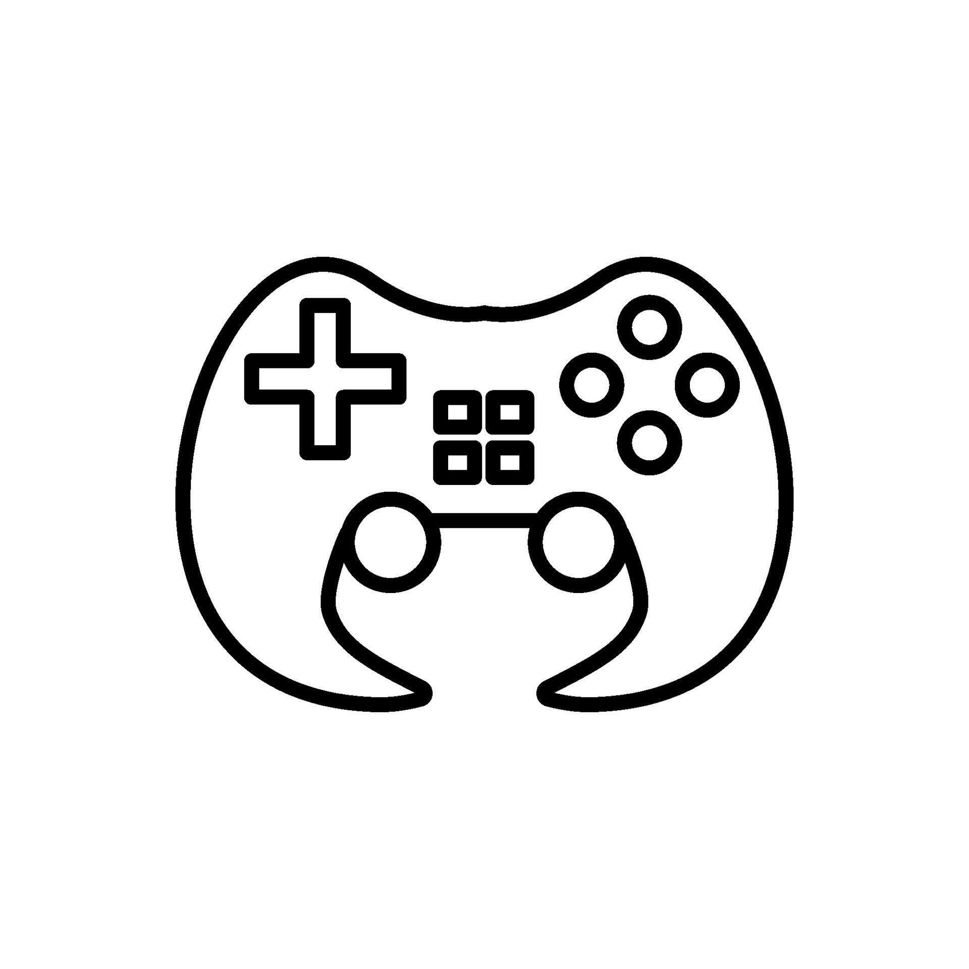 game controller icon vector design templates 40254465 Vector Art at ...