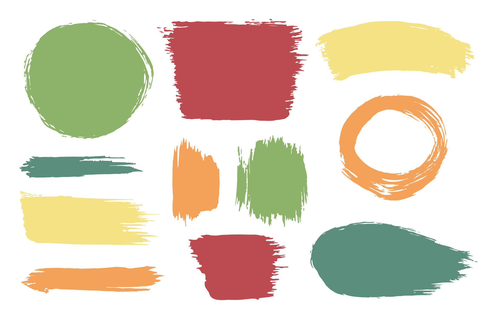 Vector brush stroke 4 40256342 Vector Art at Vecteezy