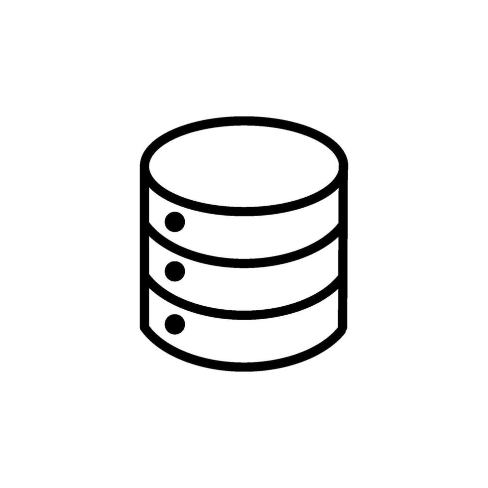 database icon vector design template 40257792 Vector Art at Vecteezy