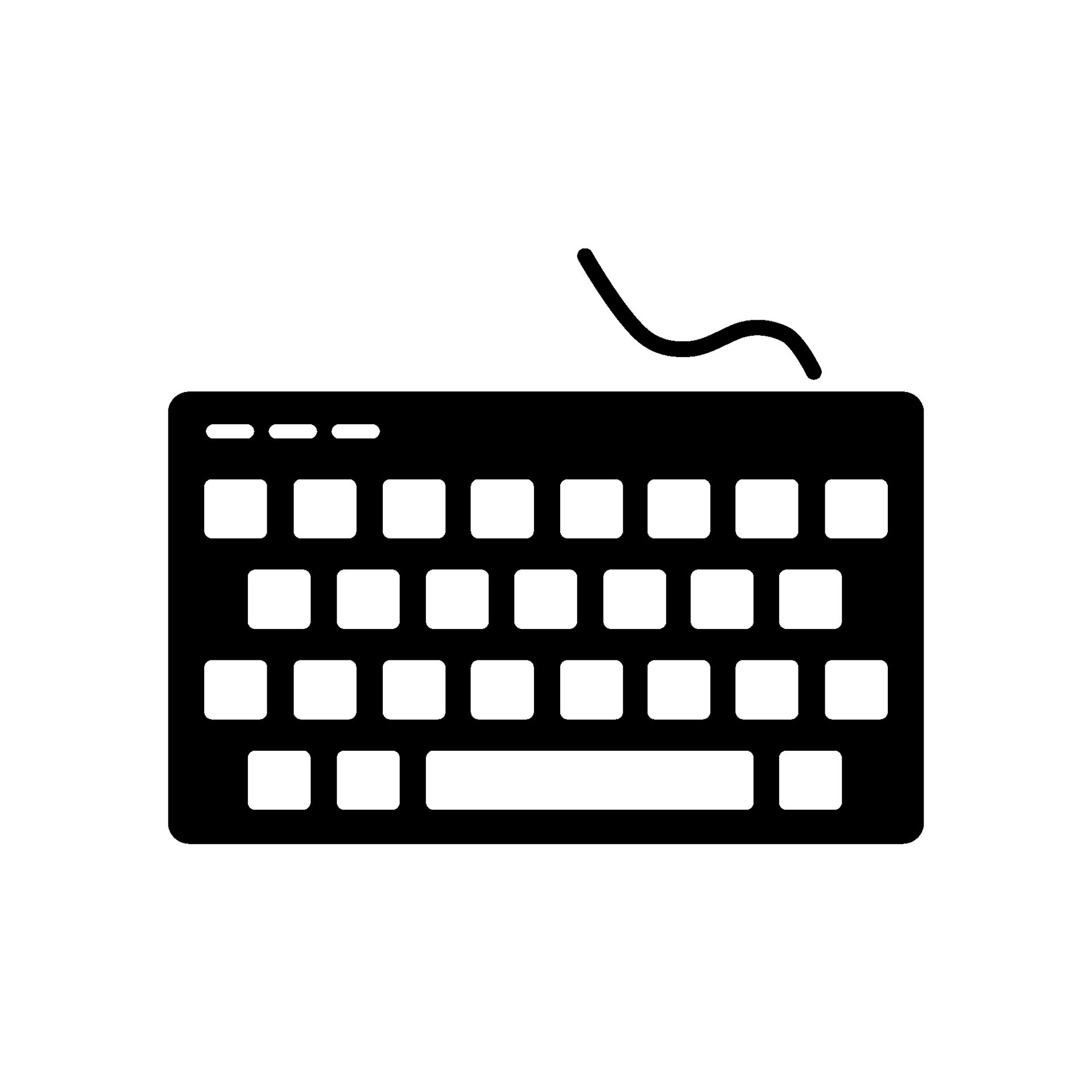 keyboard icon vector design template 40258008 Vector Art at Vecteezy