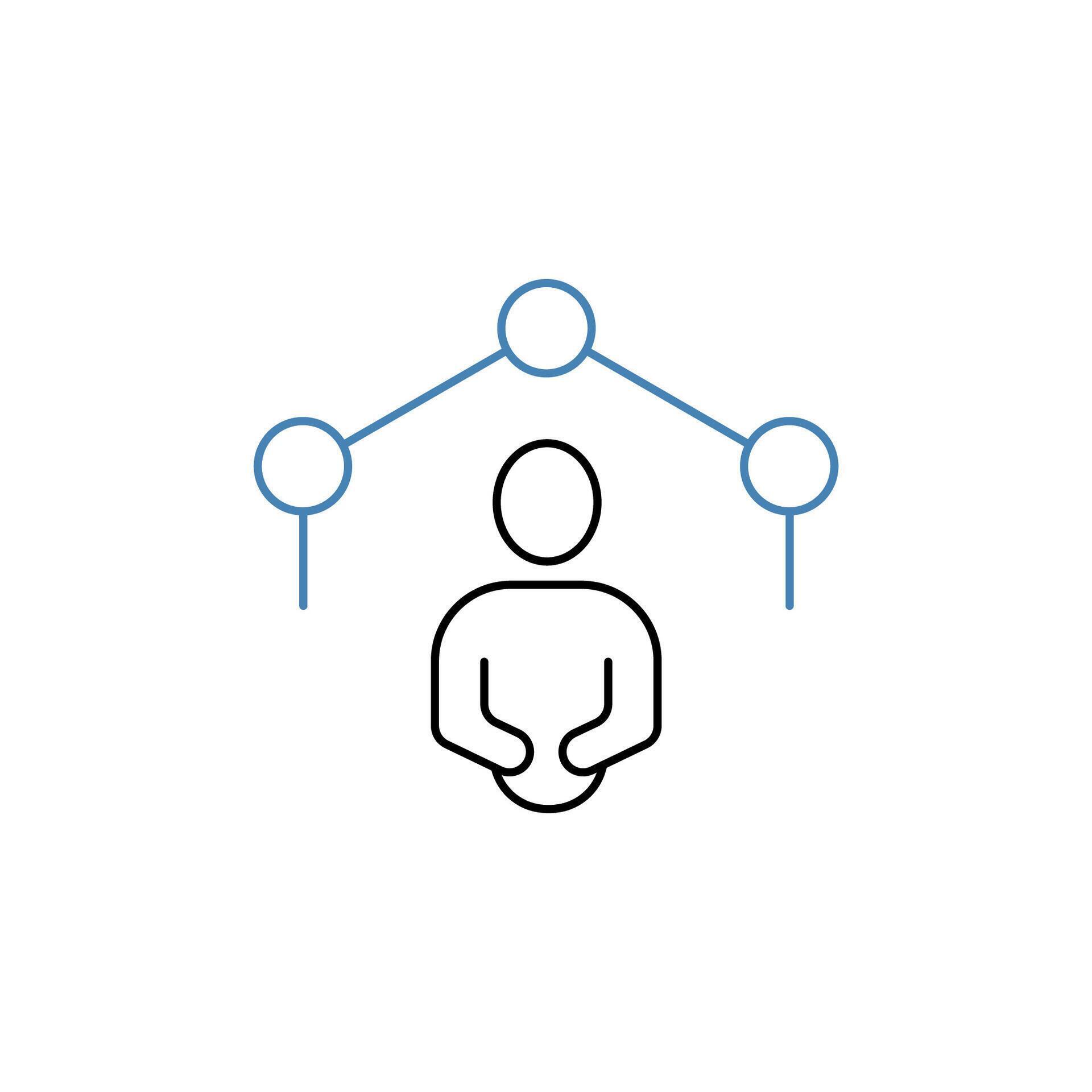immersivee experience concept line icon. Simple element illustration. immersivee experience ...