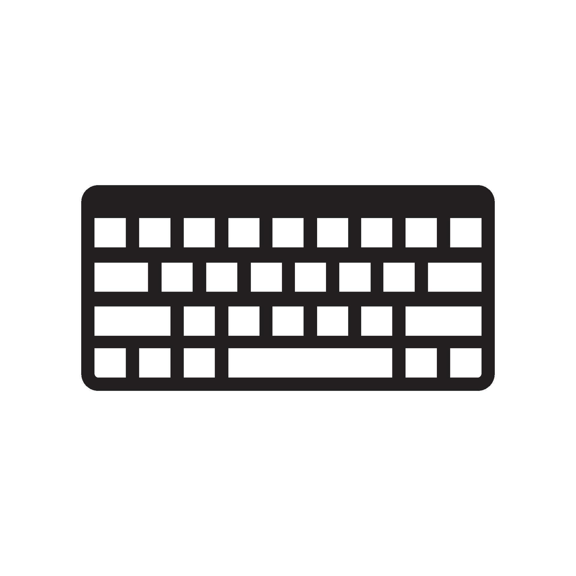 keyboard icon vector design template 40261029 Vector Art at Vecteezy