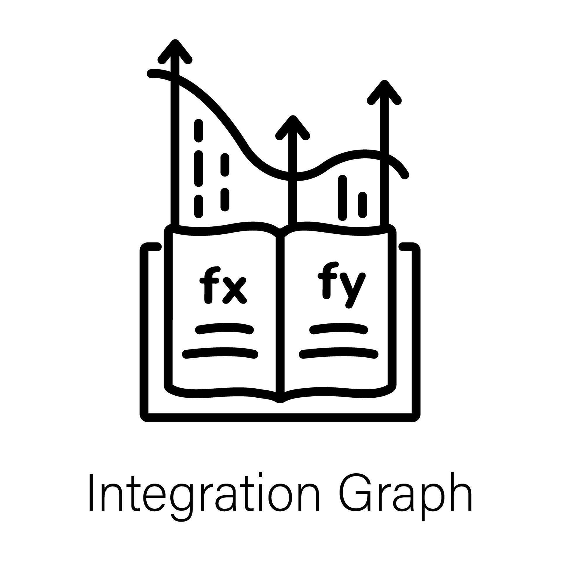 Trendy Integration Graph 40263792 Vector Art at Vecteezy