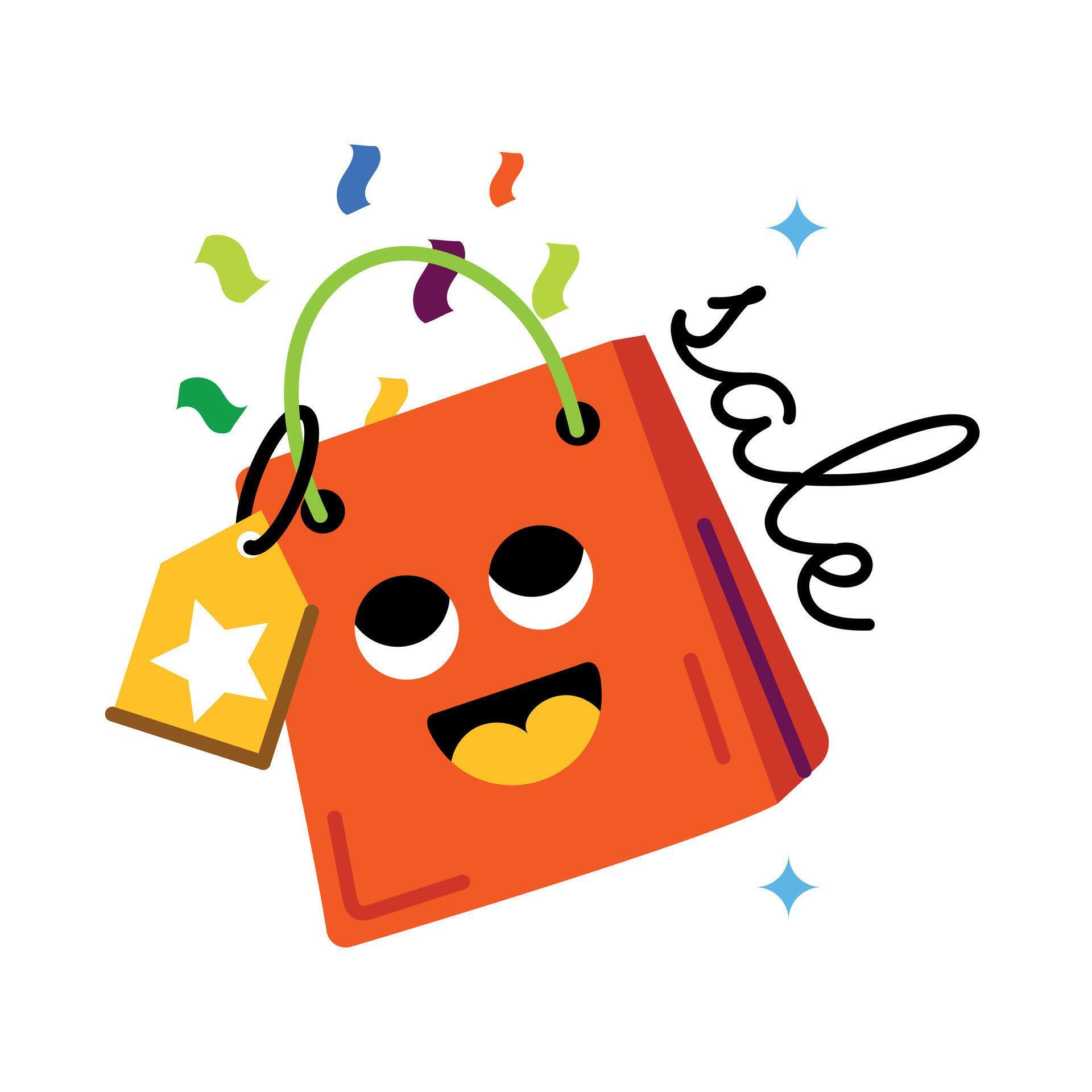 Trendy Sale Bag 40265574 Vector Art at Vecteezy