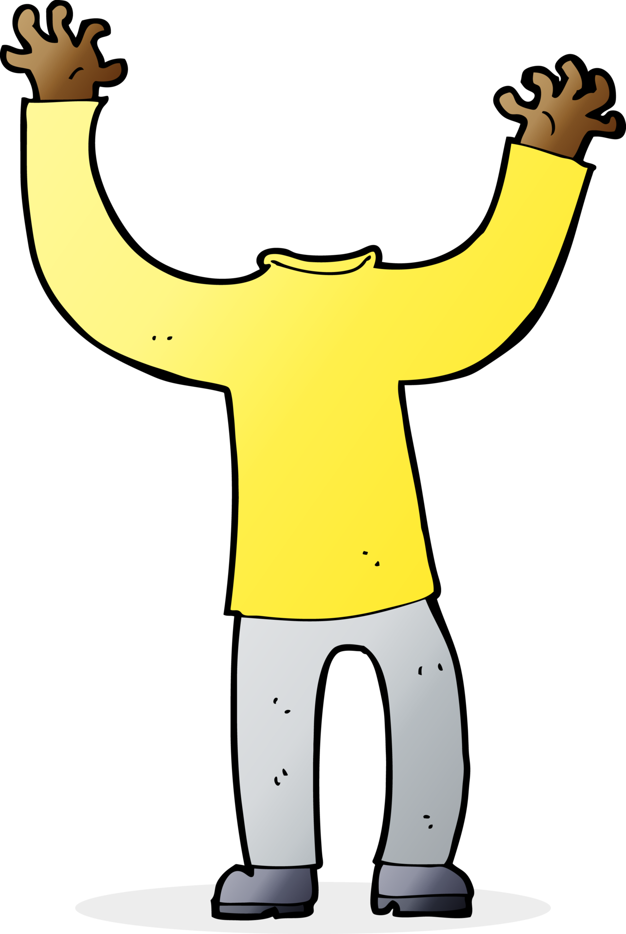 Cartoon Headless Body 40265655 Png