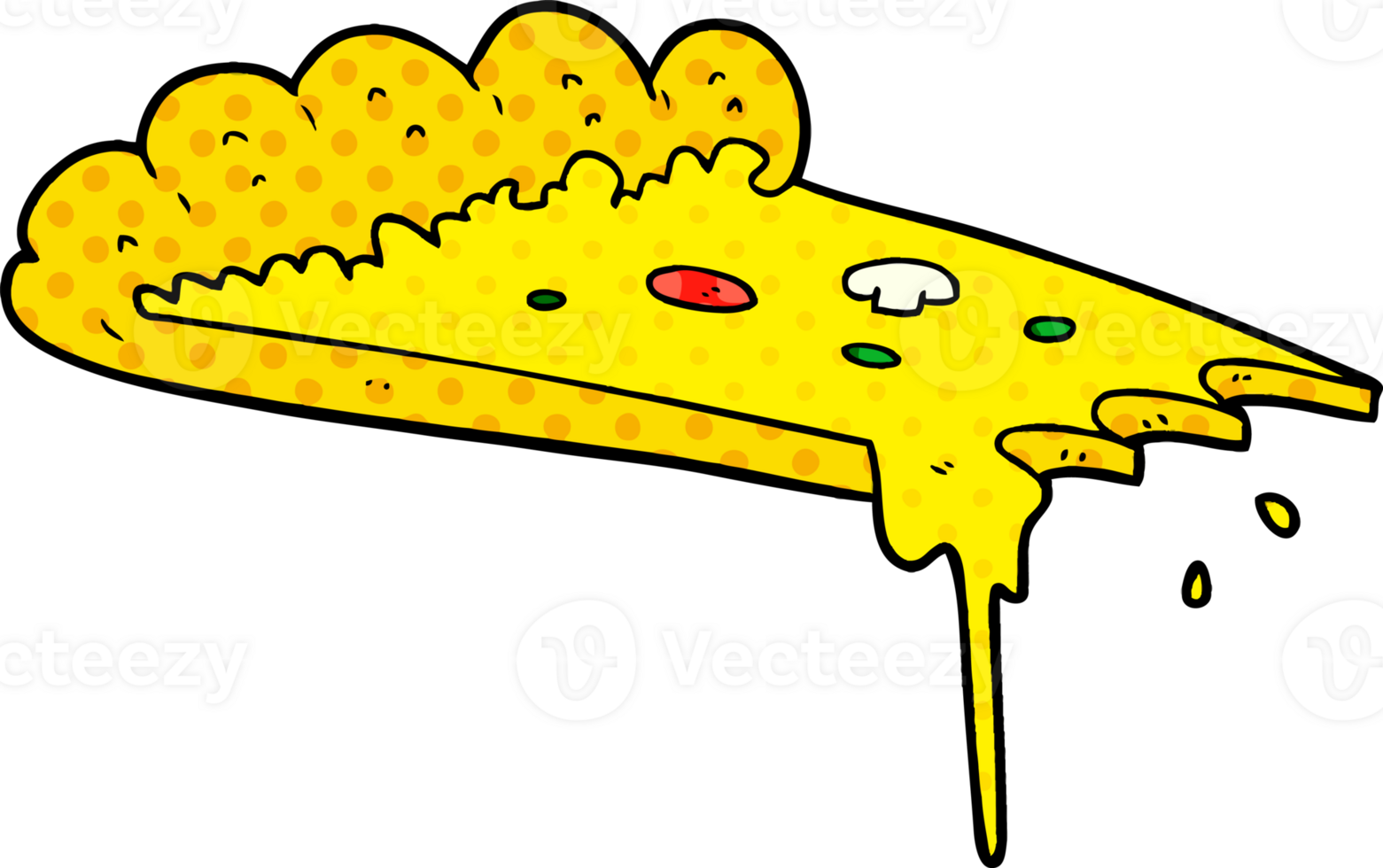 Rebanada De Pizza De Dibujos Animados 40265961 Png
