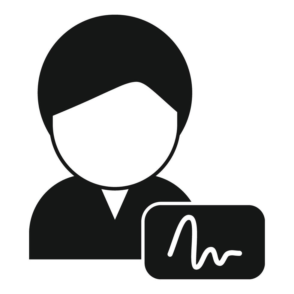 Handwriting Identification Icon Simple Vector Access Approve 40269687
