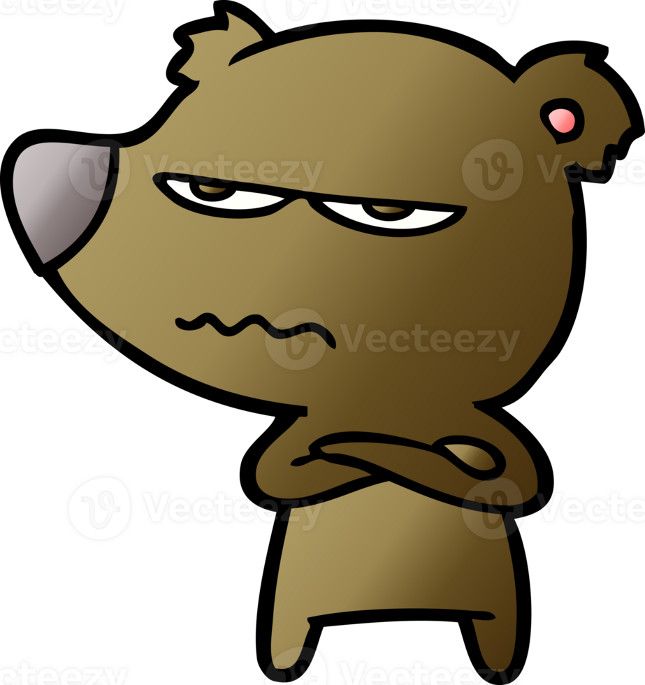 Angry Bear Cartoon 40271733 Png