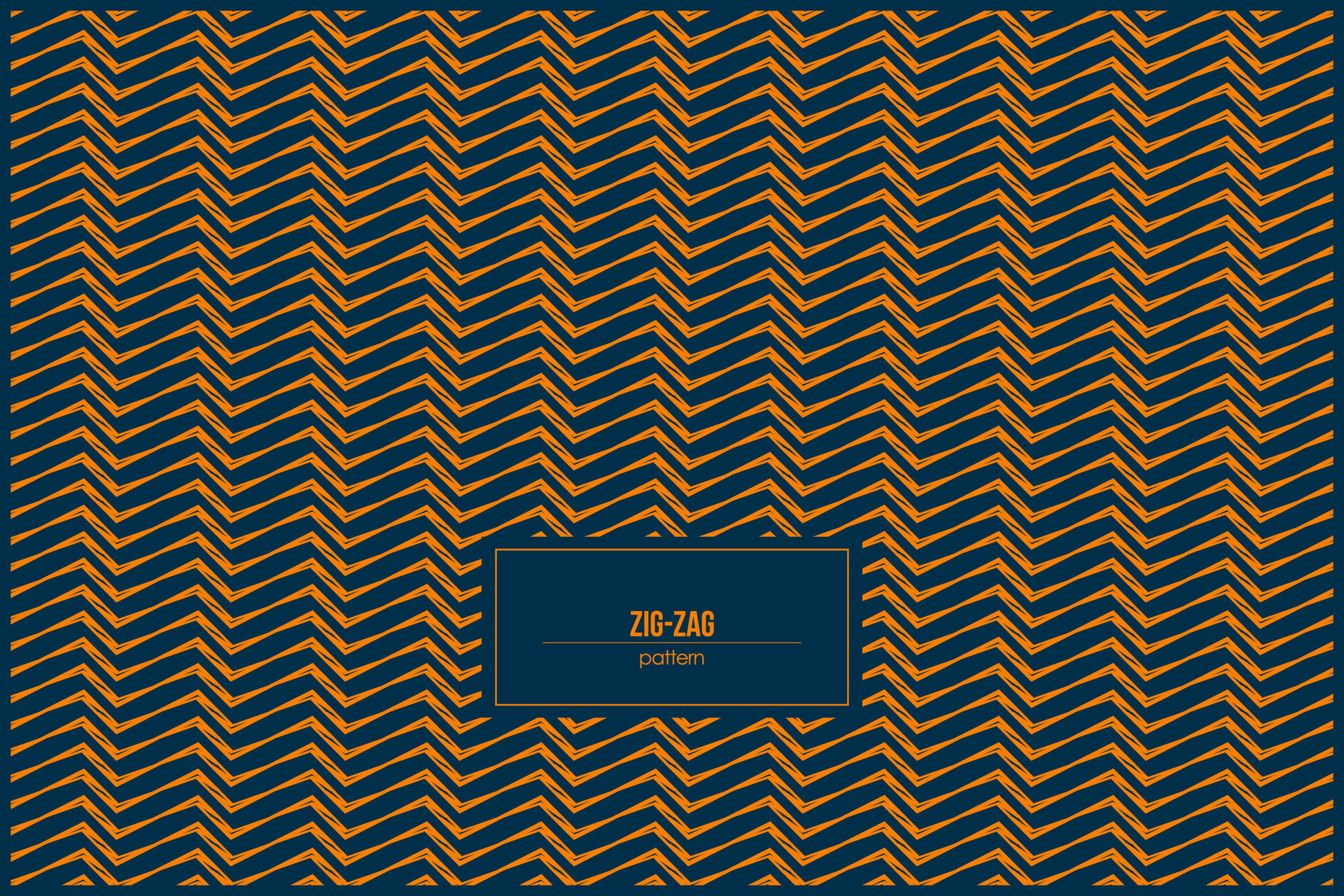 Orange Zig Zag Lines Pattern With Modern Style 40282052 Vector Art At
