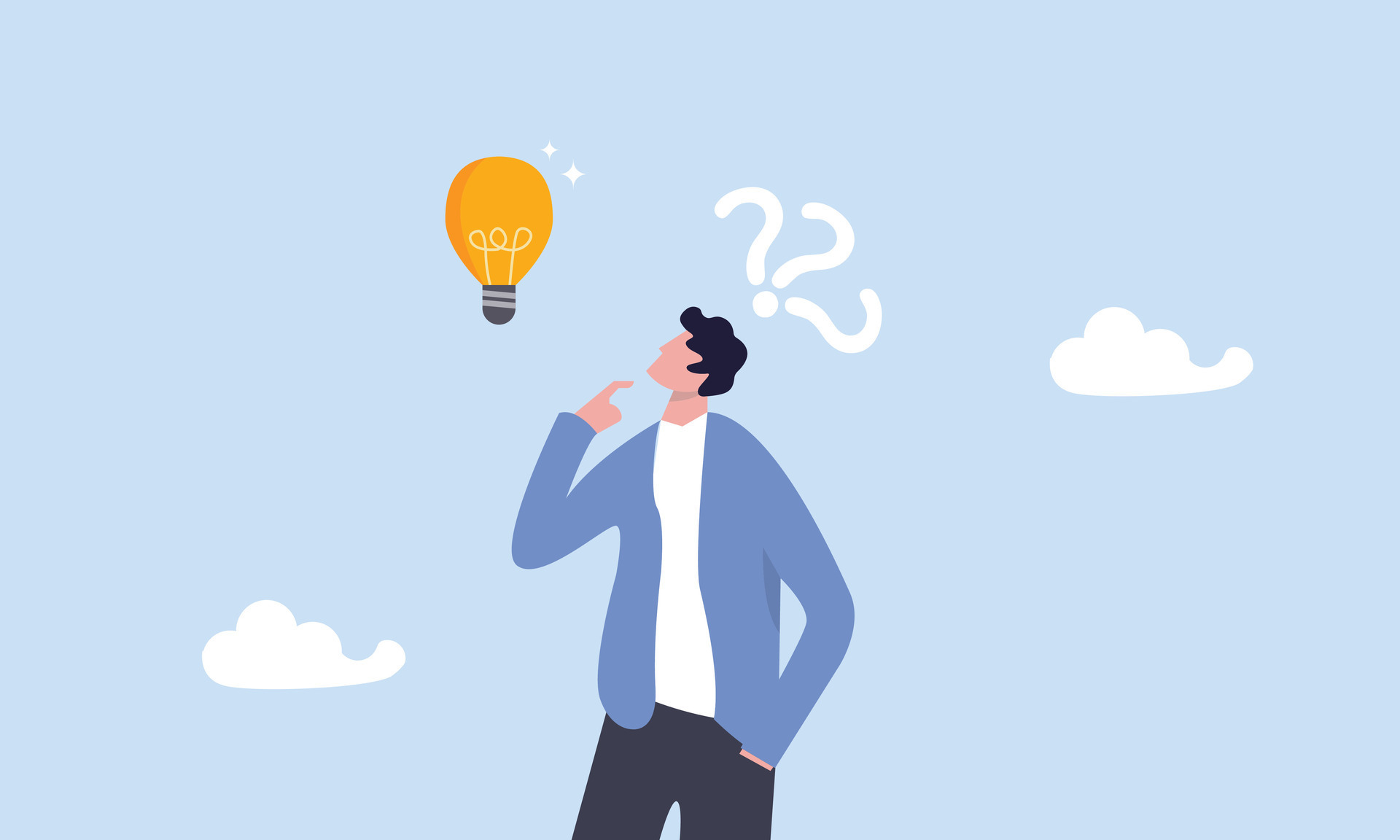 Solution to solve problem, discover idea, solving business difficulty ...