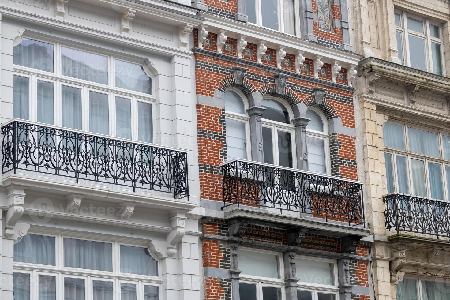 details of houses from the Belle Epoque 40287642 Stock Photo at Vecteezy