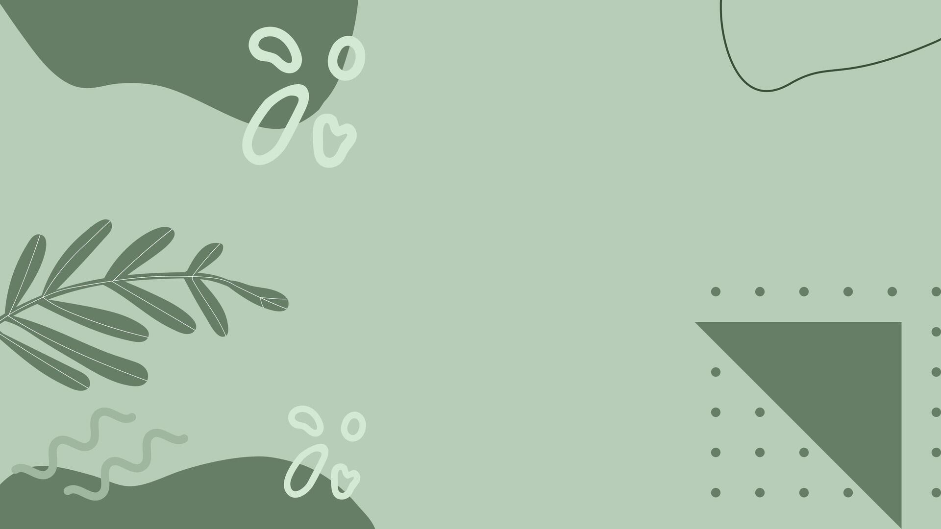 Minimalist abstract background with geometric shapes and leaves. Vector ...