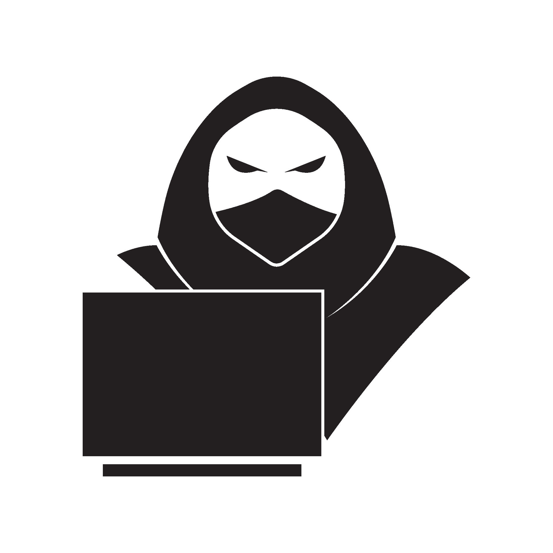 Anonymous hacker character illustration vector design 40294670 Vector ...