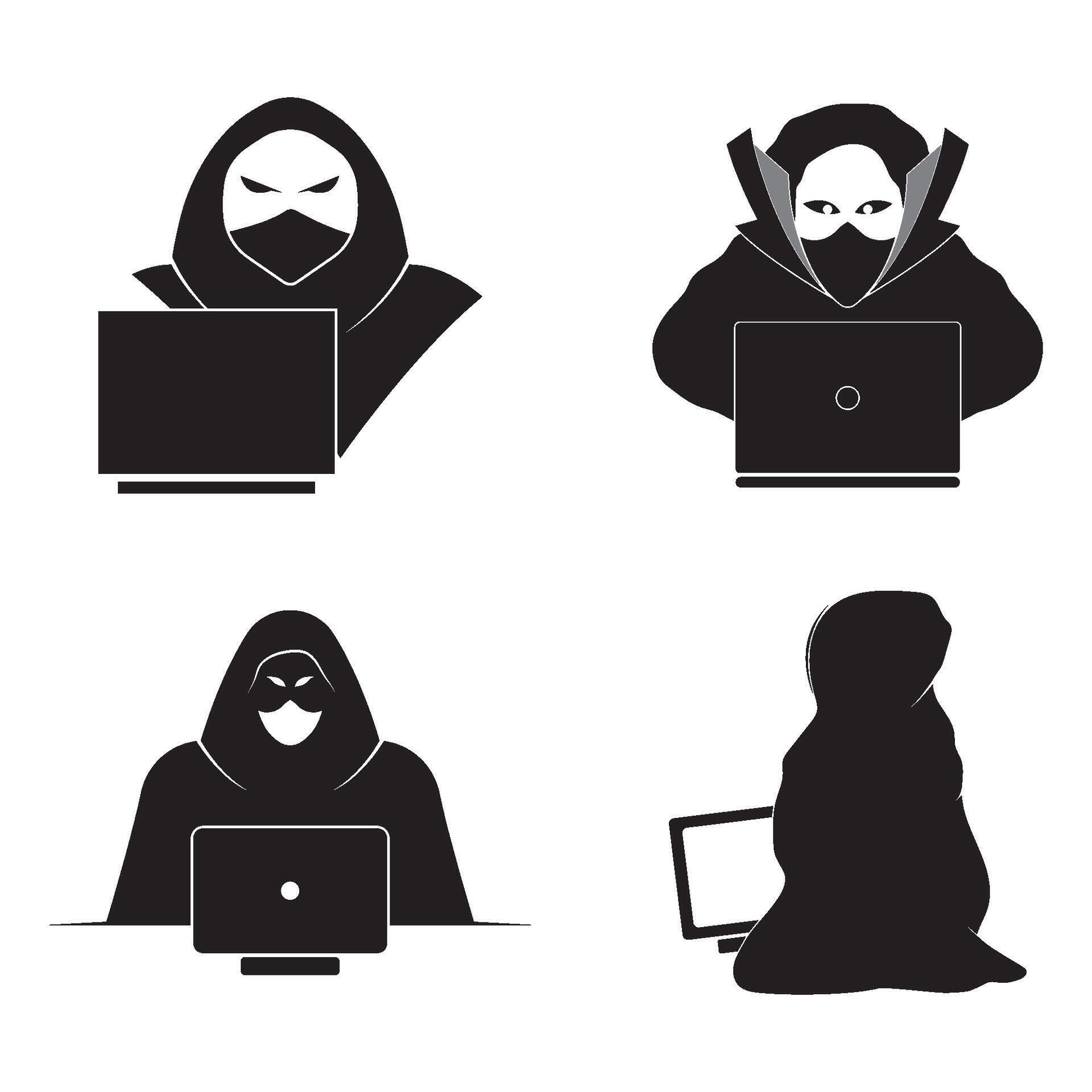 Anonymous hacker character illustration vector design 40294747 Vector ...