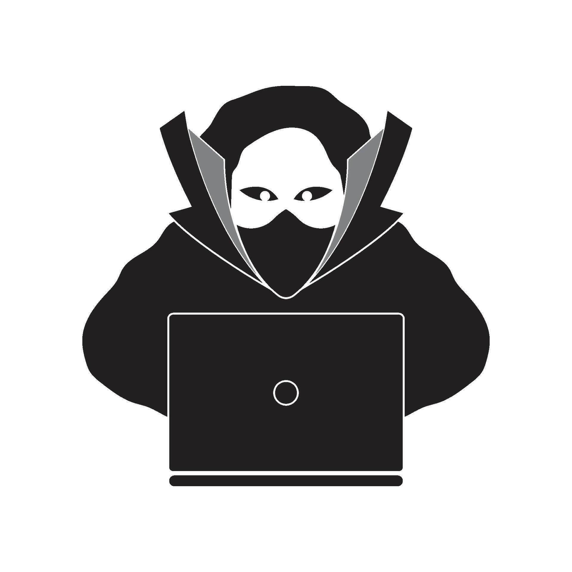 Anonymous hacker character illustration vector design 40294784 Vector ...