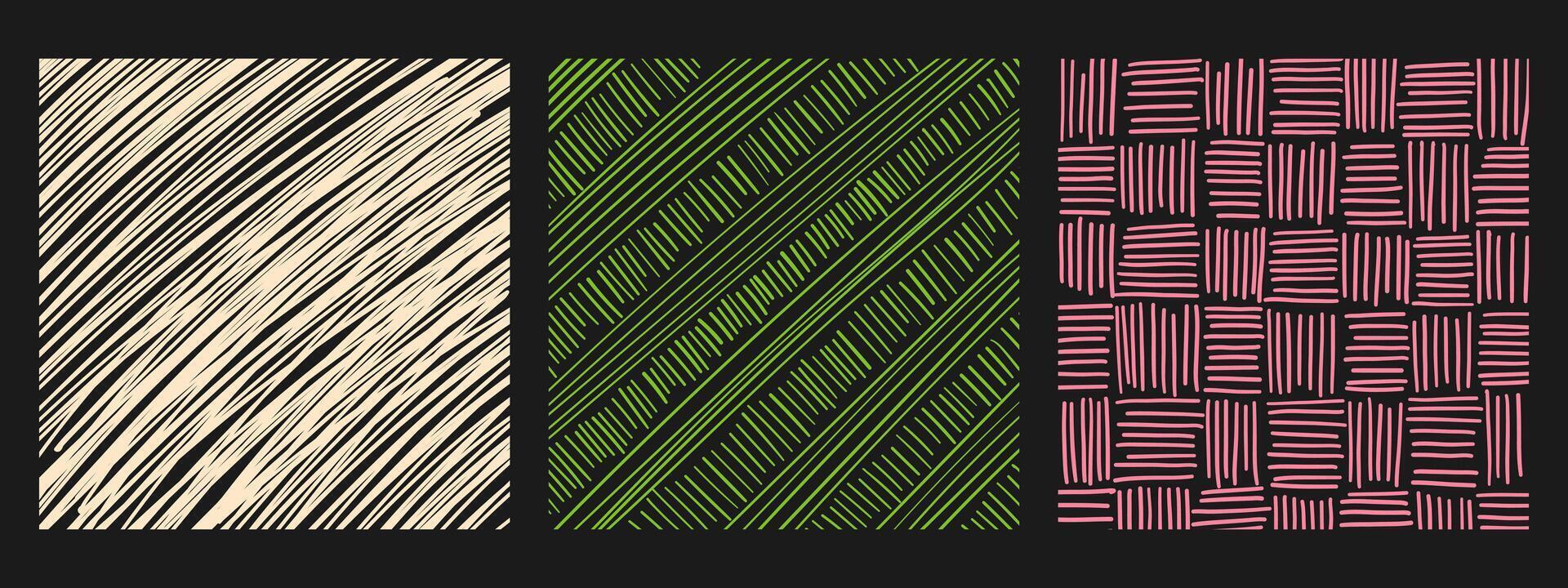 Set of textures with different patterns. Trendy illustration 40297884 ...