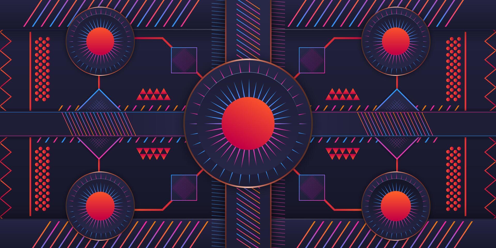 Abstract Geometric Futuristic Background Design 40300842 Vector Art At
