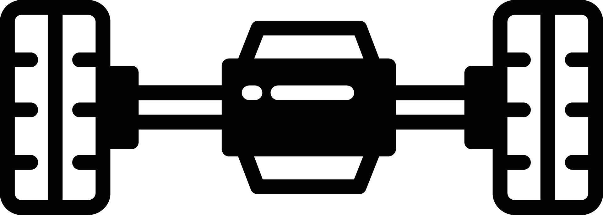 Wheel alignment glyph and line vector illustration 40301569 Vector Art ...
