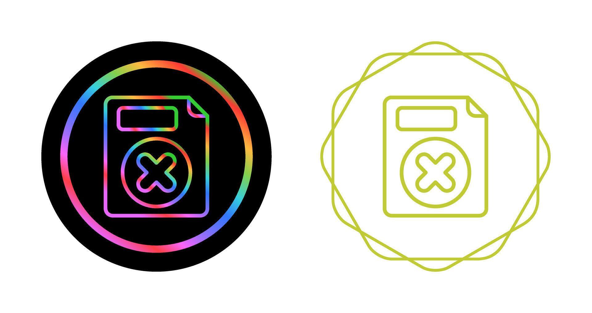 Delete Button Vector Icon 40307210 Vector Art at Vecteezy