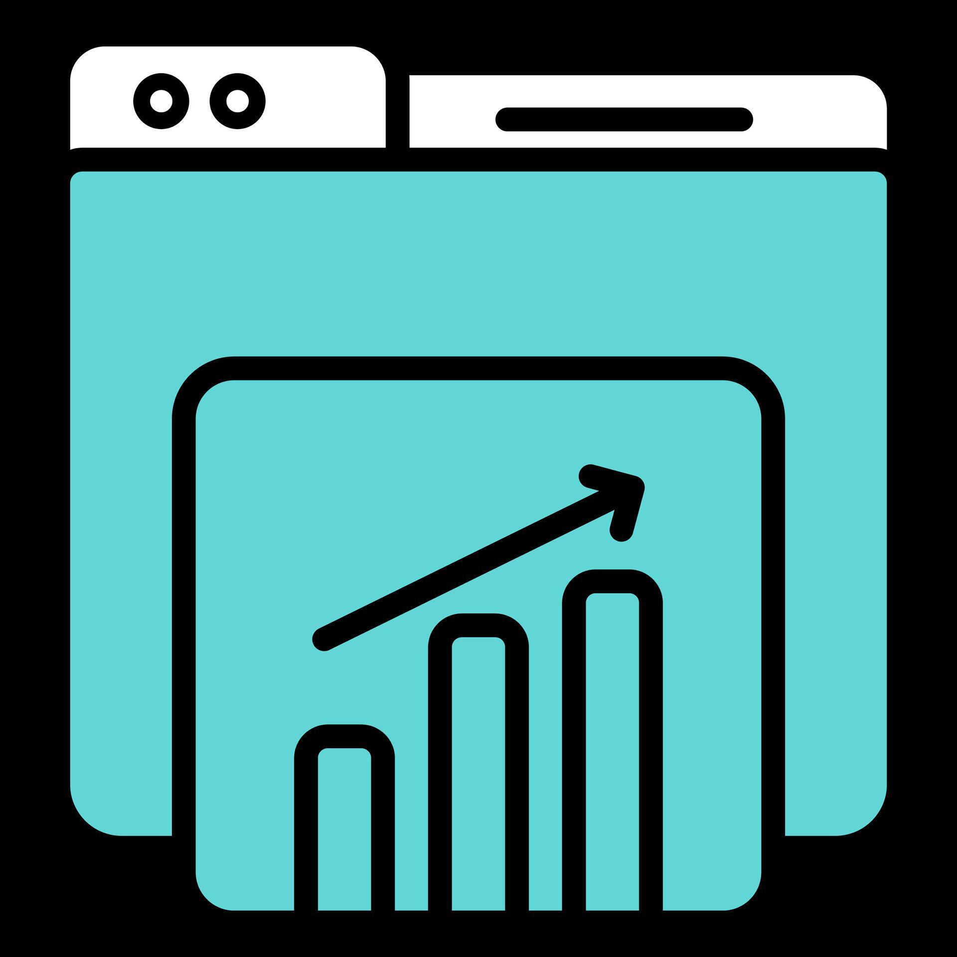 Website Statistics Vector Icon 40309797 Vector Art At Vecteezy
