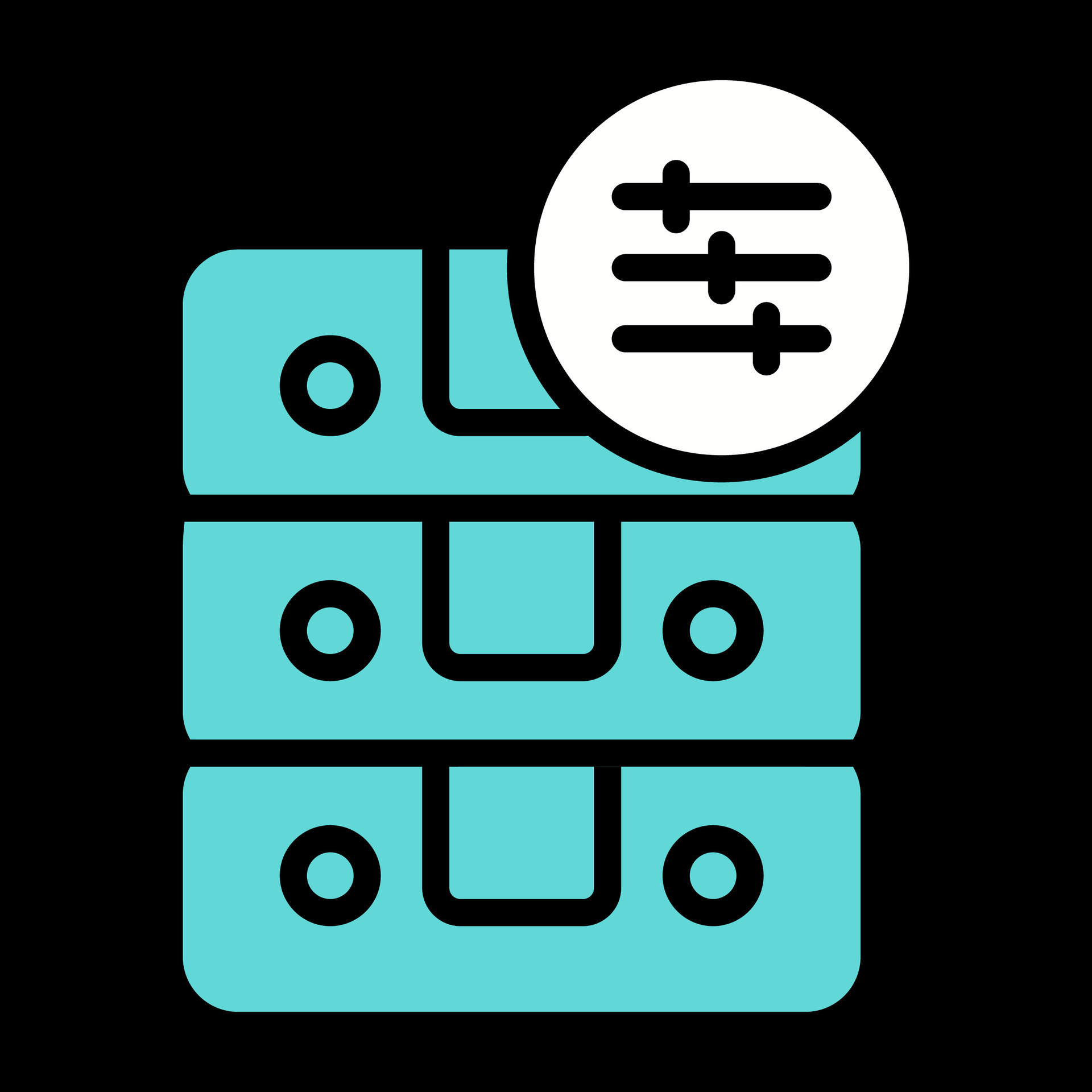 Database Vector Icon 40309951 Vector Art At Vecteezy