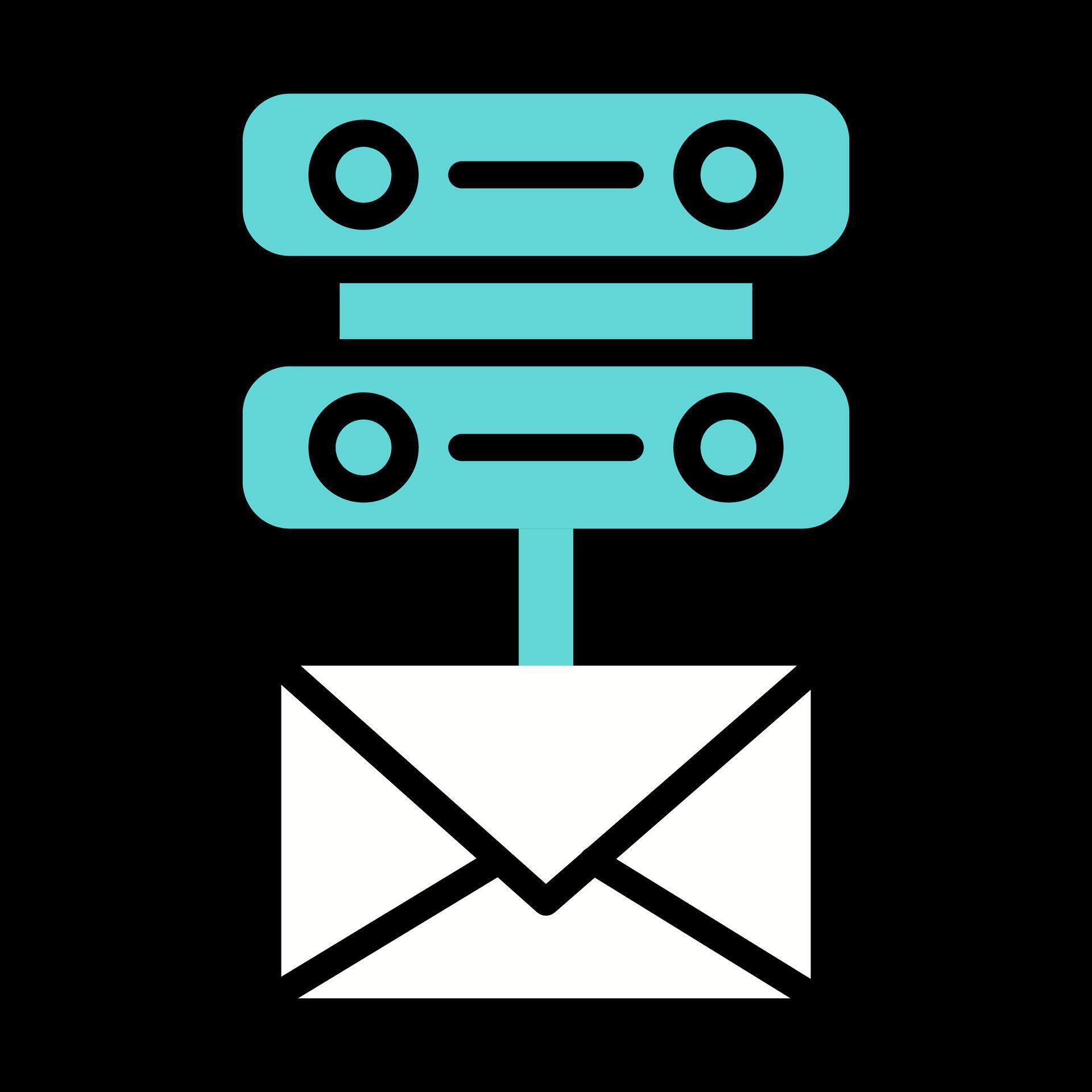 Email Server Vector Icon 40310613 Vector Art at Vecteezy