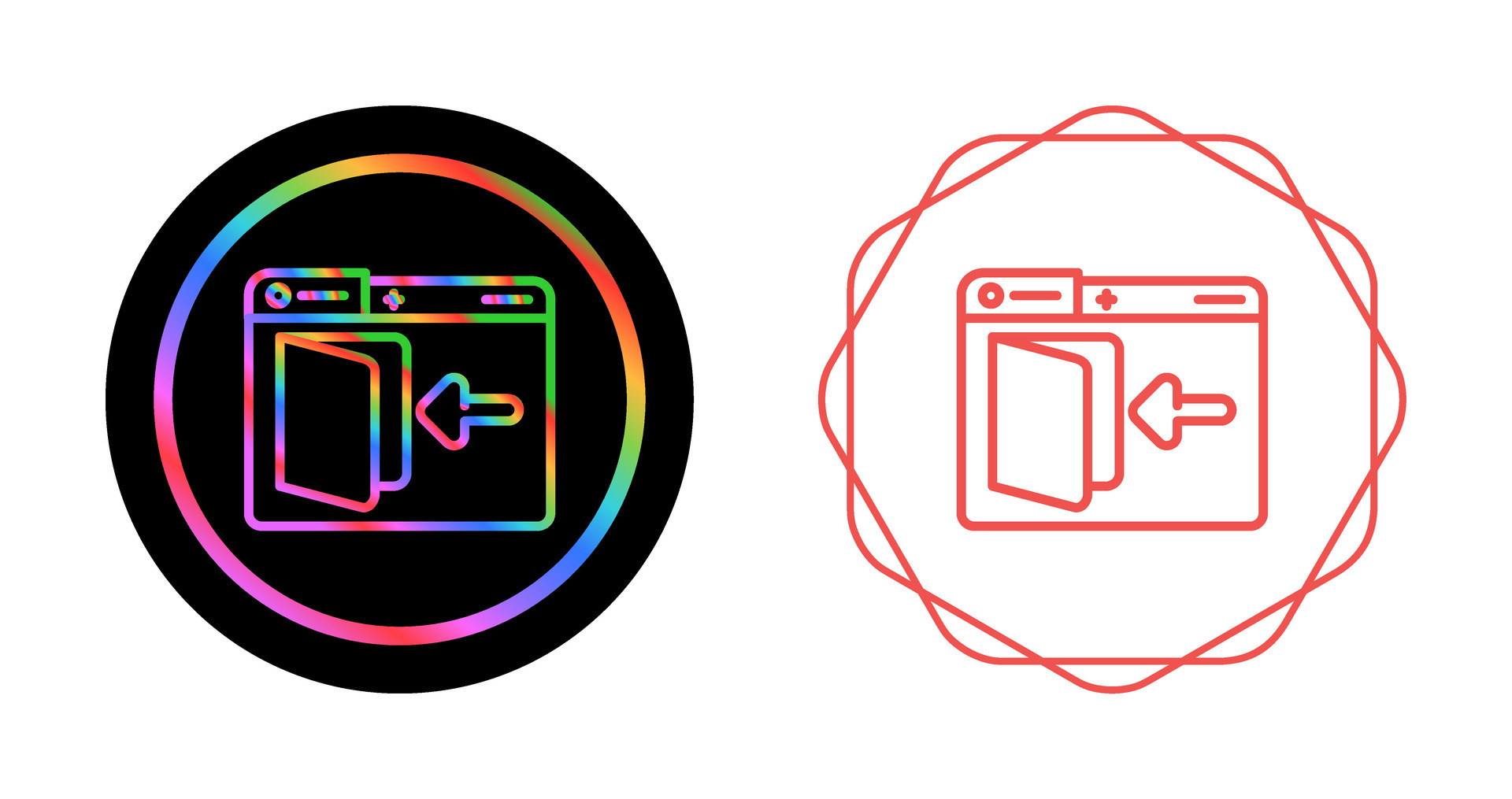 Logout Vector Icon 40310819 Vector Art at Vecteezy