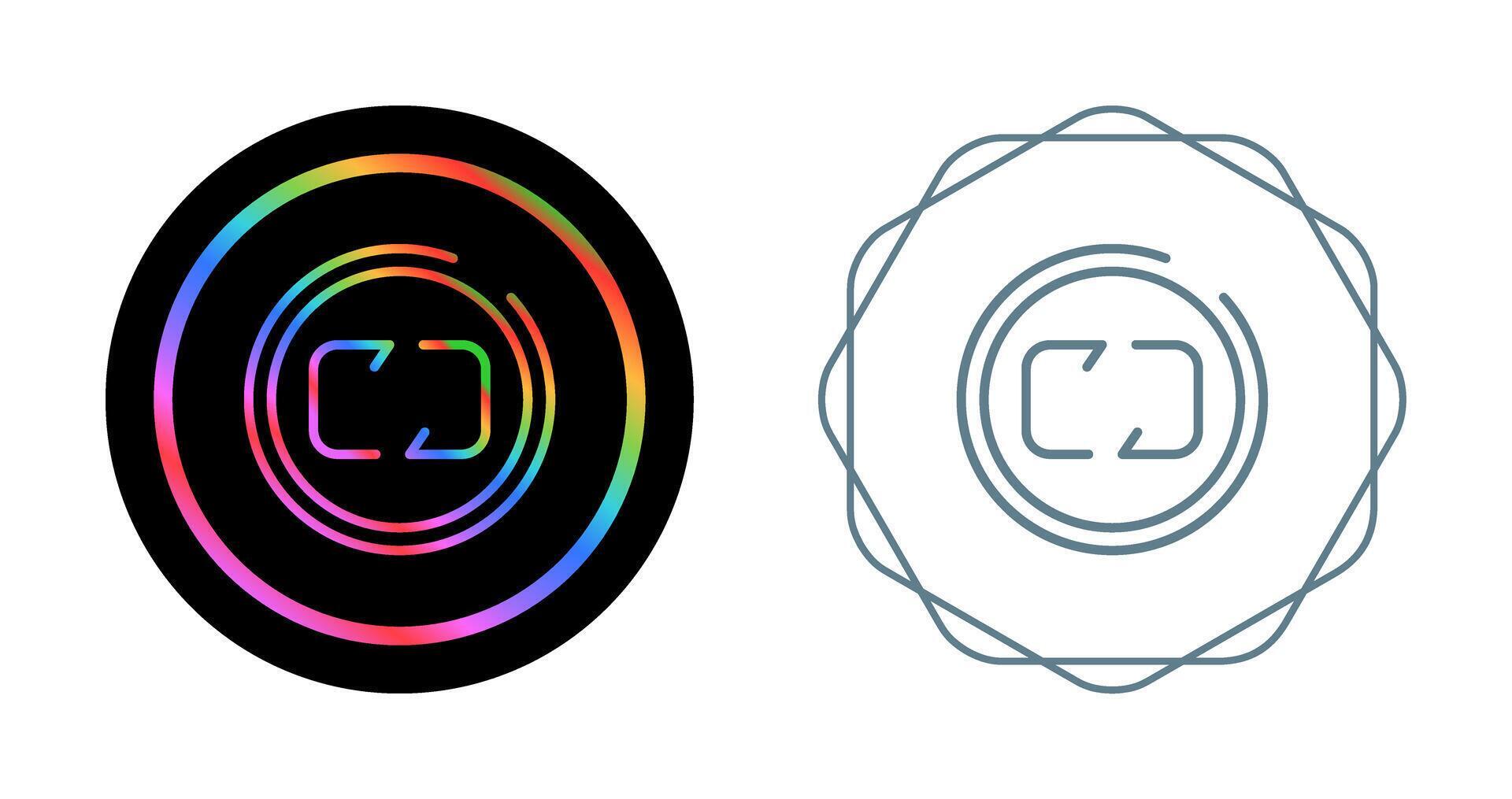 Repeat Icon Vector Icon 40314390 Vector Art at Vecteezy