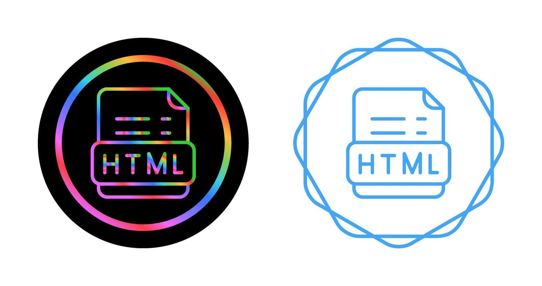 Html Vector Icon 40315182 Vector Art at Vecteezy