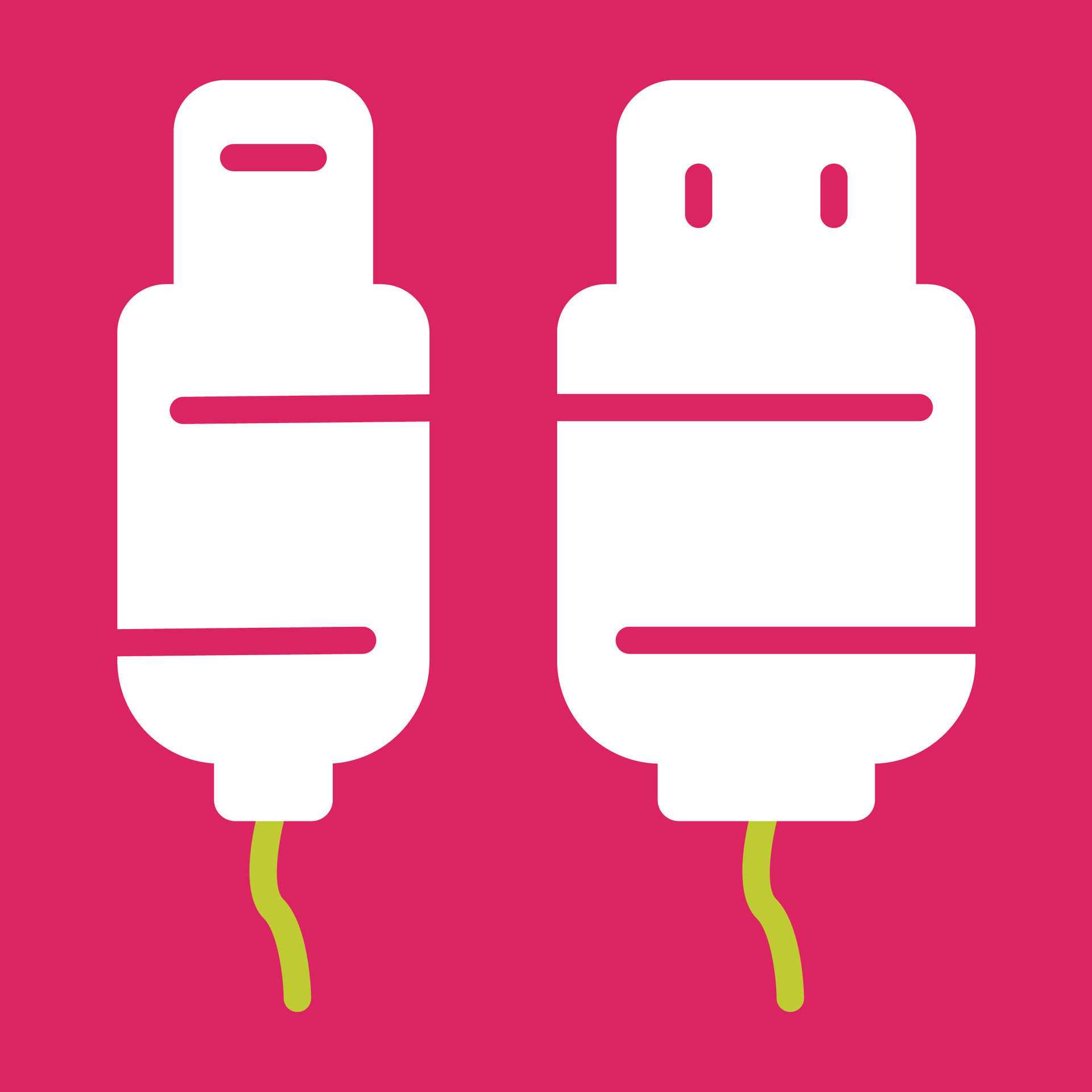 Usb Cable Vector Icon 40318919 Vector Art At Vecteezy