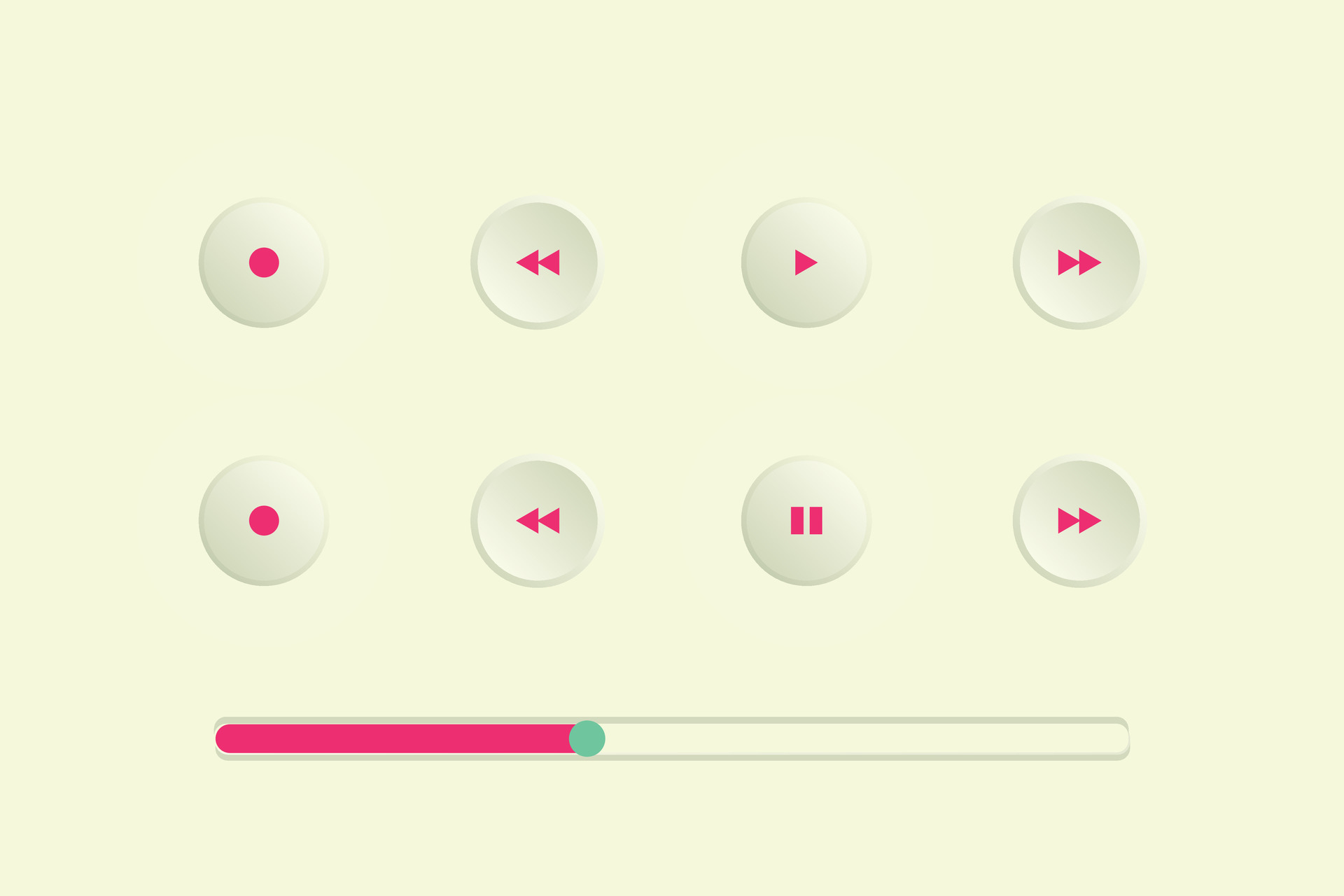 This Is A Colorful UI Design With Soft Neumorphism 40332762 Vector Art At Vecteezy