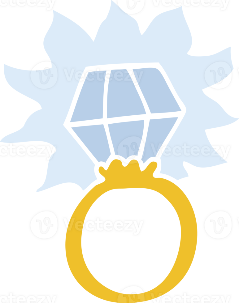 flat color illustration cartoon diamond ring 40357566 PNG flat color illustration cartoon diamond ring 40357566 PNG
