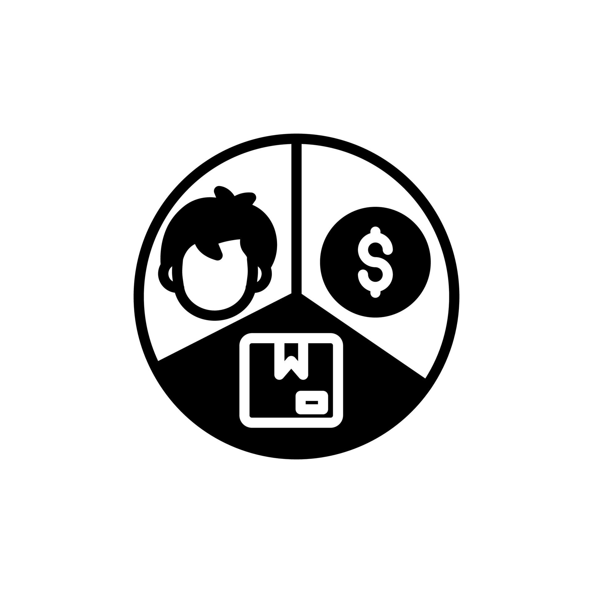 Customer Segmentation Icon In Vector Logotype 40358559 Vector Art At