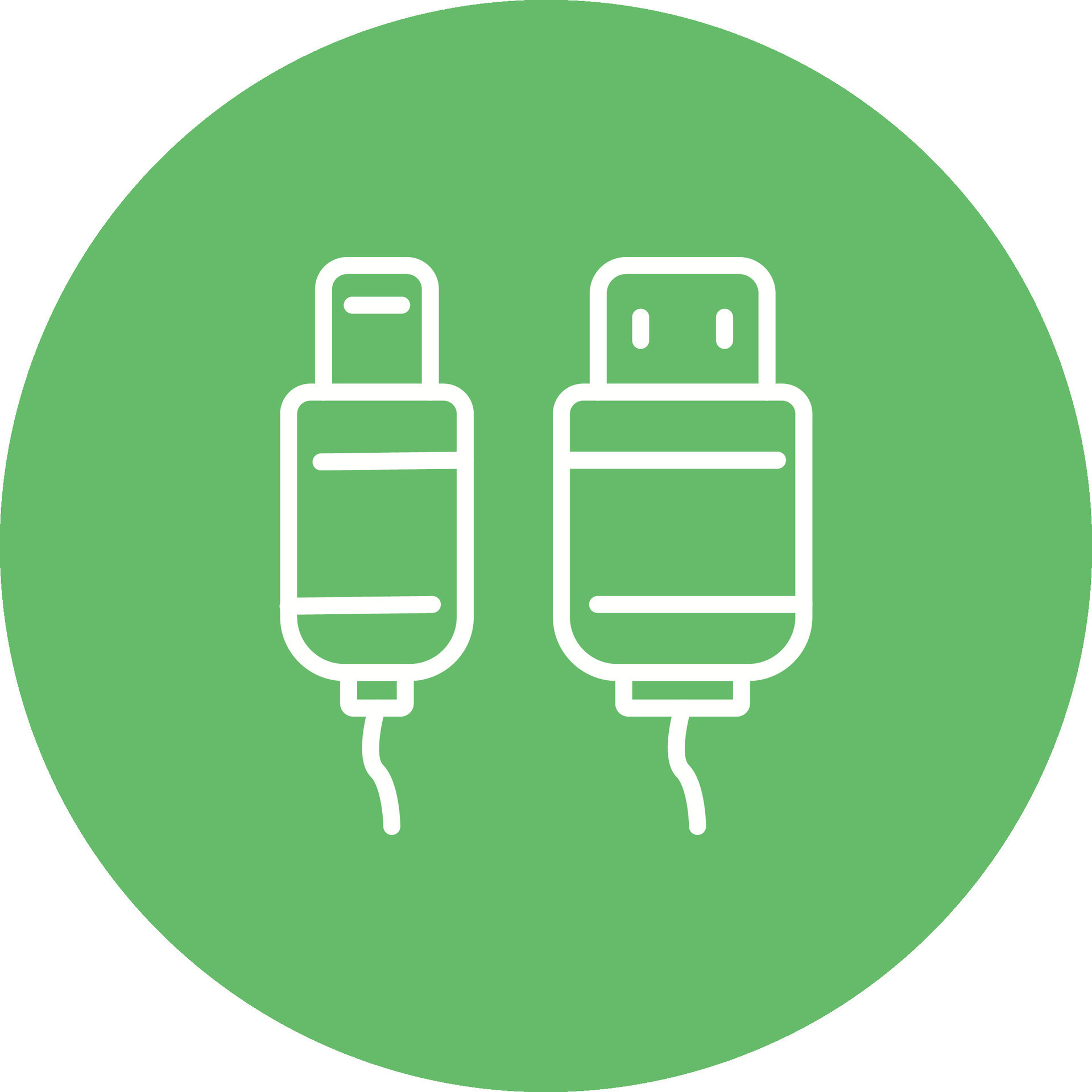 Usb Cable Vector Icon 40365368 Vector Art At Vecteezy