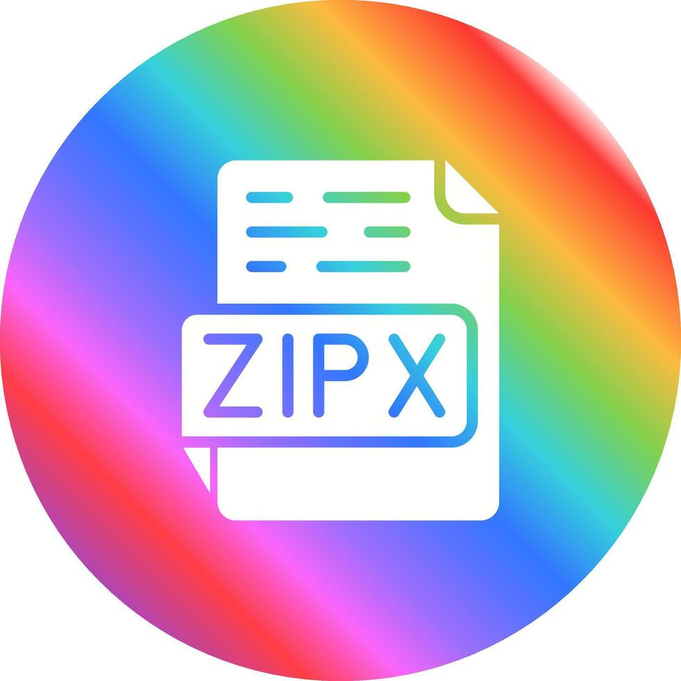 ZIPX Vector Icon 40381971 Vector Art at Vecteezy