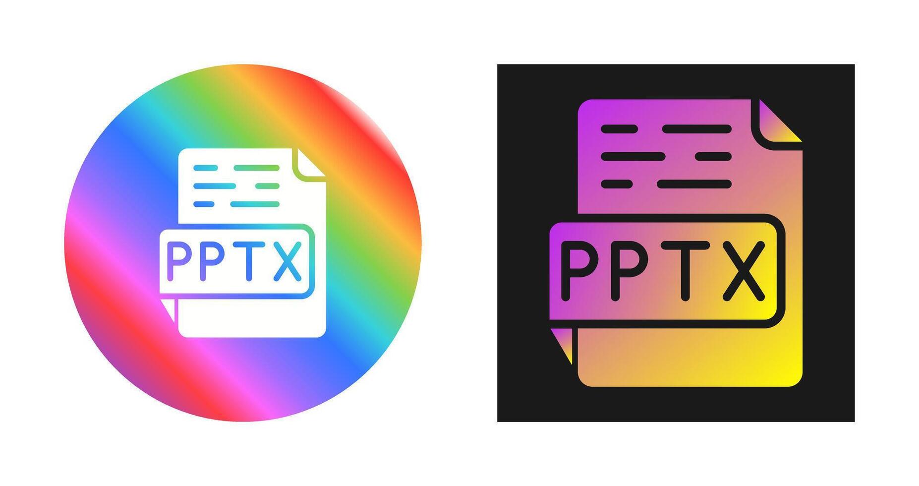Pptx Vector Icon 40406567 Vector Art At Vecteezy