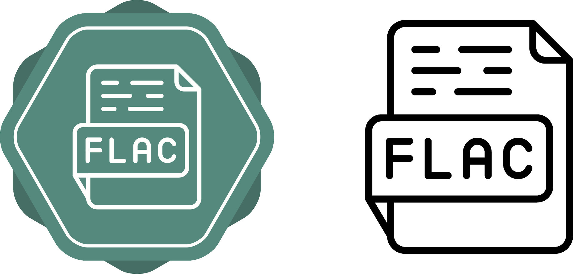 flac vector icono 40437964 Vector en Vecteezy